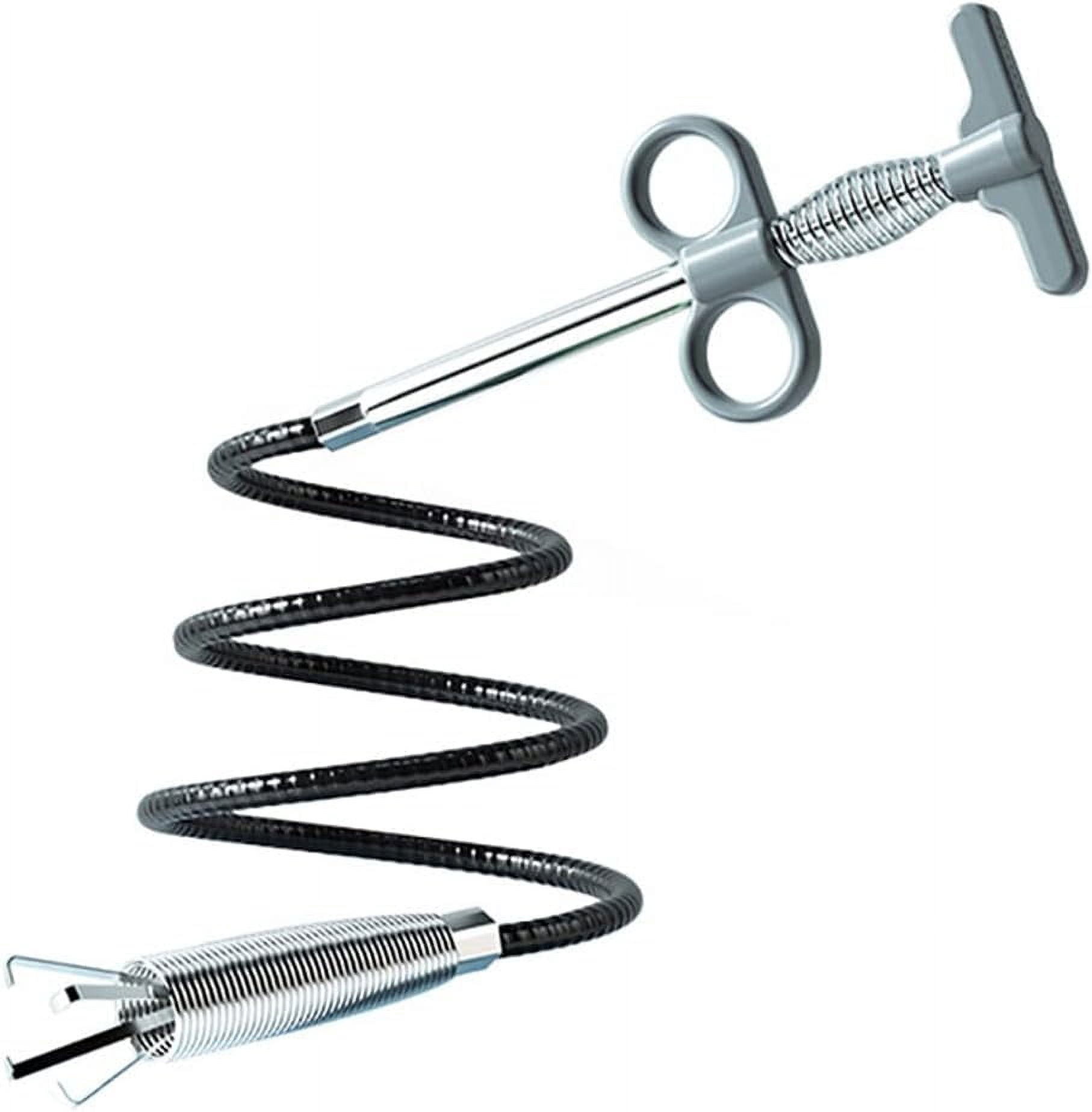 Flexible 4 Claw Retriever Stick & Drain Clog Remover - Sink, Shower ...