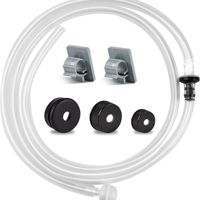 Sink Soap Dispenser Hose Kit with 47" Hose and Check Valve to Prevent ...