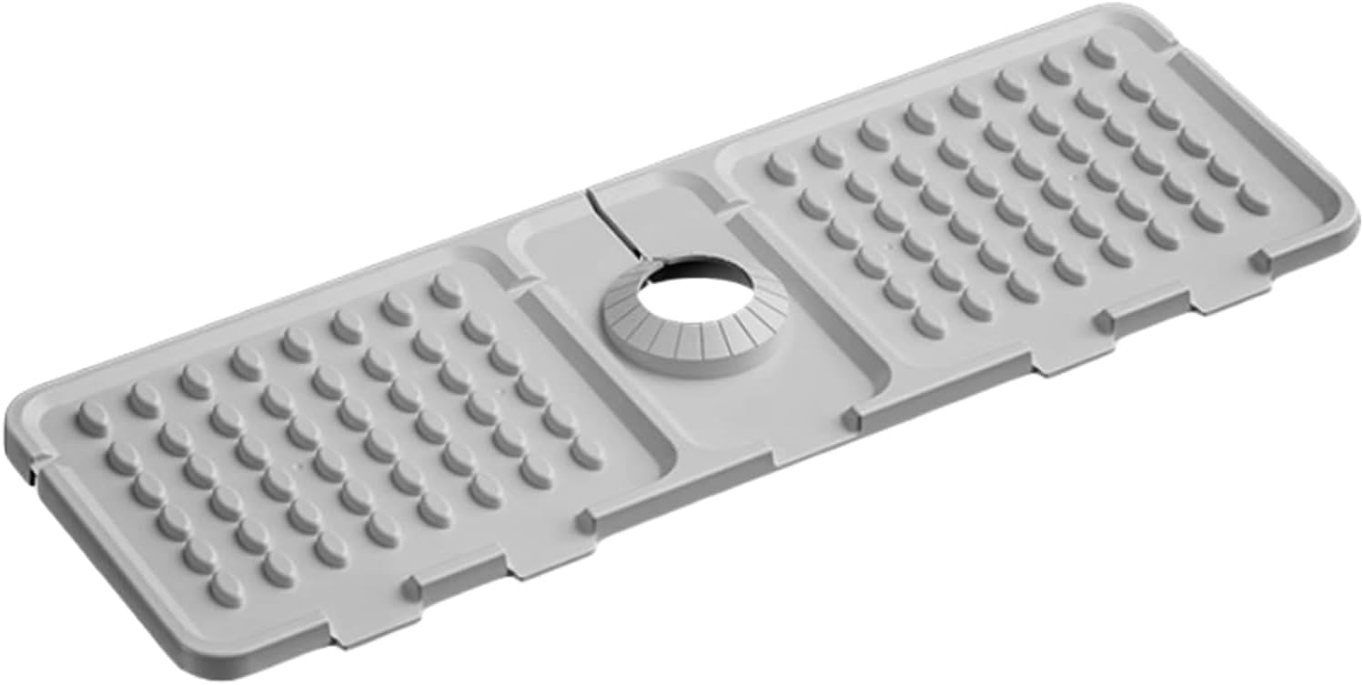Sink Splash Guard, Diatom Mud Faucet Water Catcher Mat, Fast Water ...