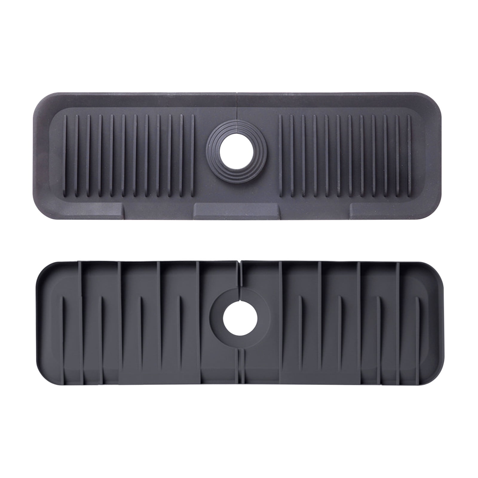 Sink Splash Guard Faucet Mat,Slope Faucet Draining Mat, Faucet Handle ...