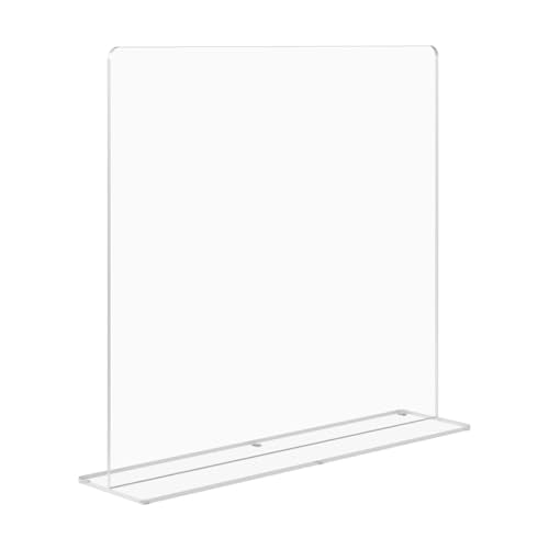 Sink Splash Guard Freestanding Clear Acrylic Protective Shield Lucite ...