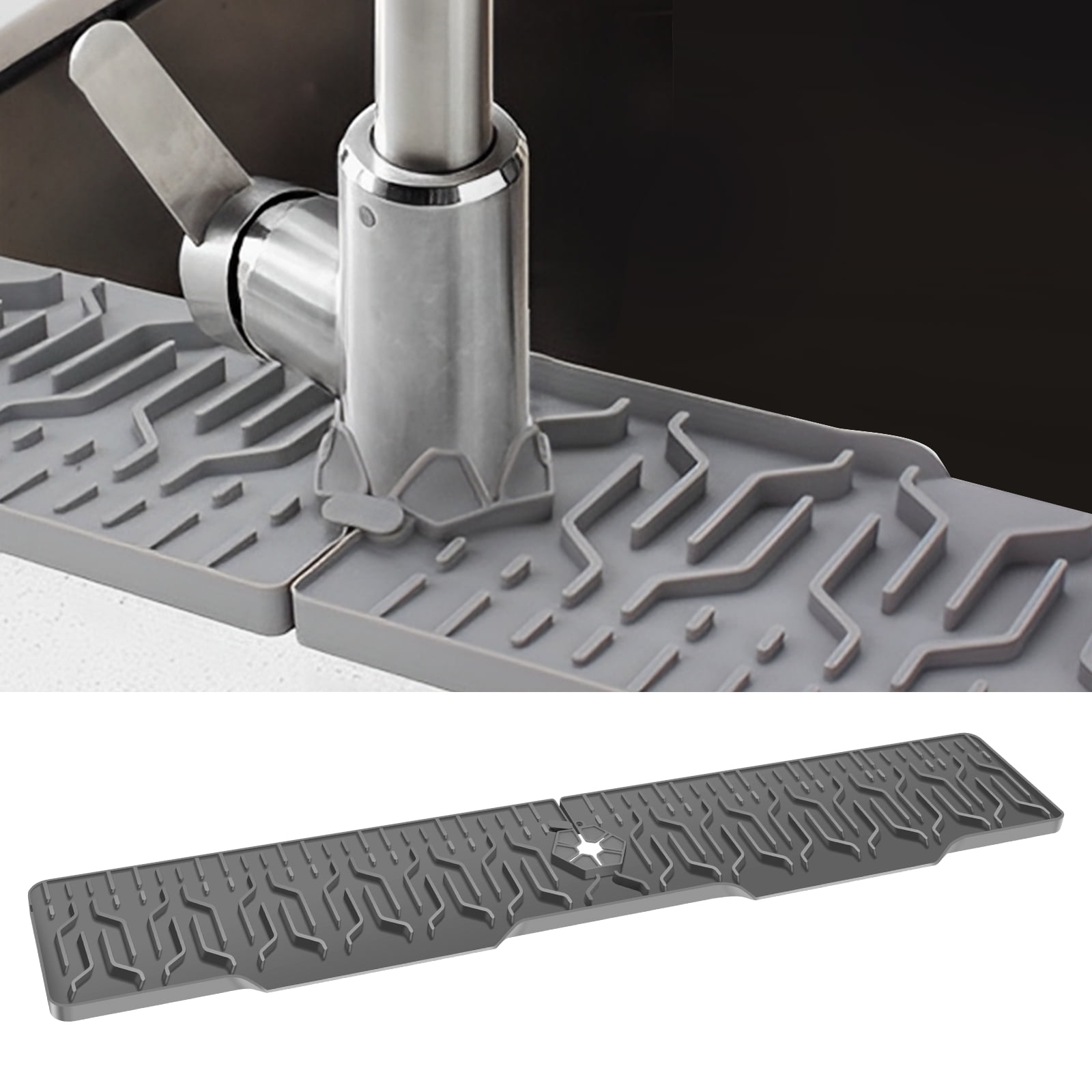 Sink Splashing Guard Reusable Mat Keep Dry Sink Faucet Mat Easy to ...