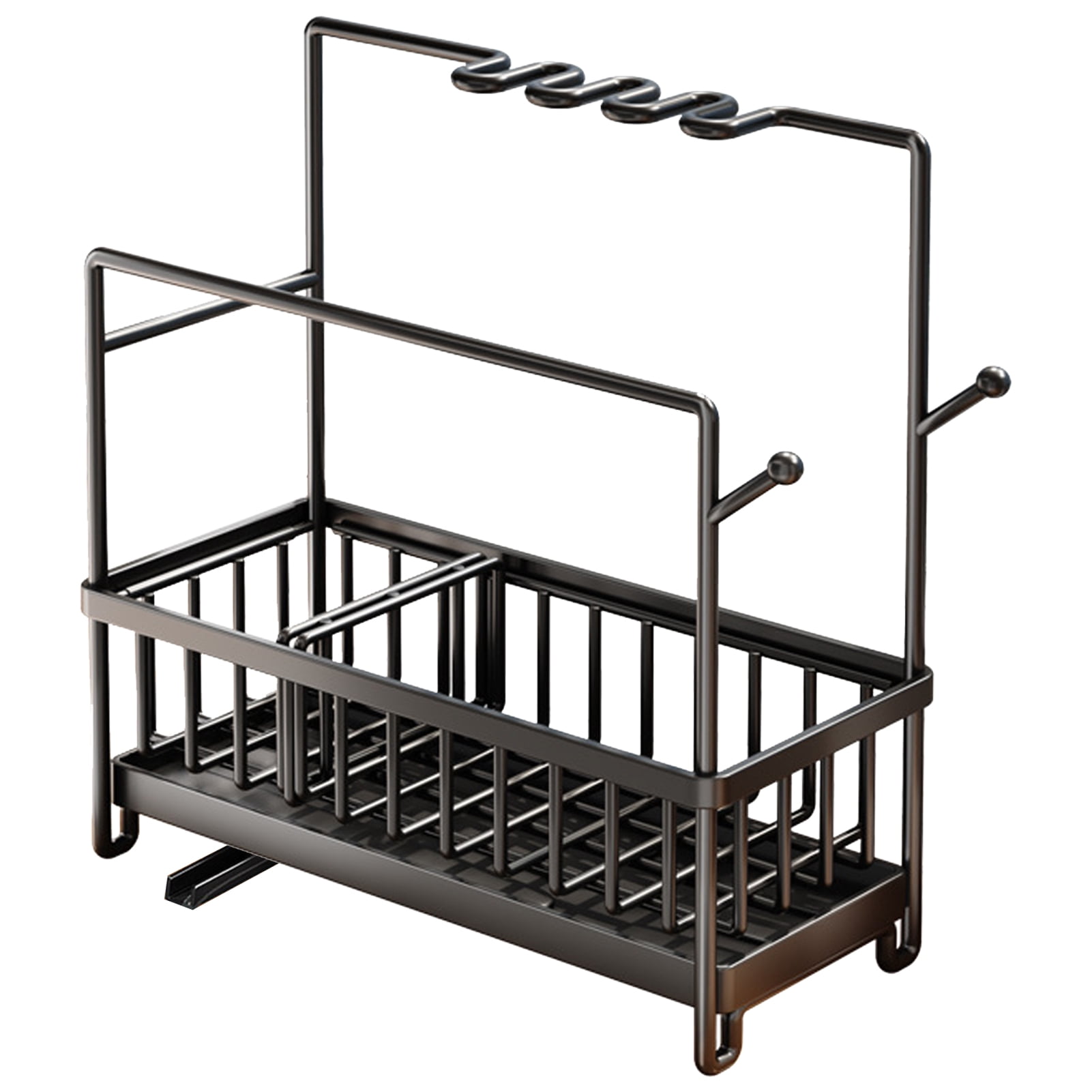 Sink Sponge Holder, Multifunctional Sink Dishcloth Rack, Stainless ...