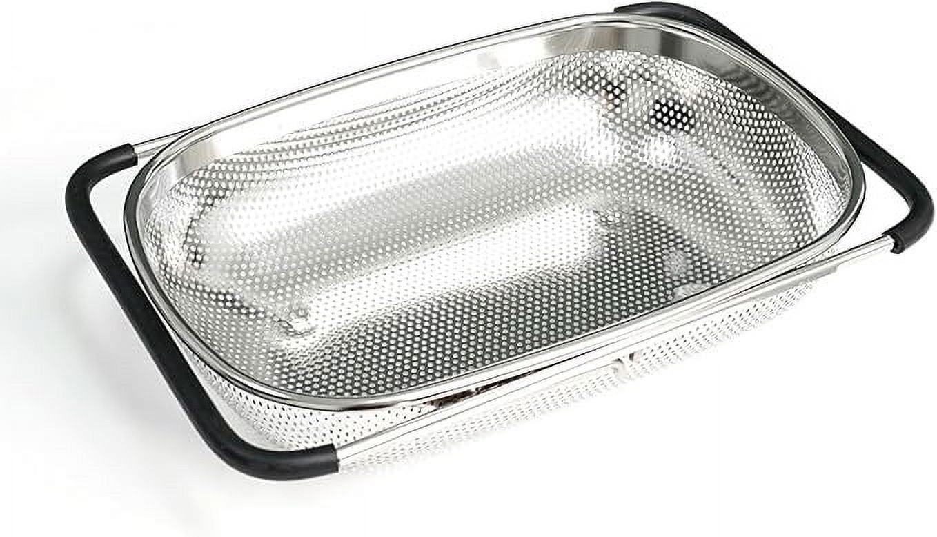 Sink Stainless Steel Oval Colander, 2025 New Expandable Strainer Over ...