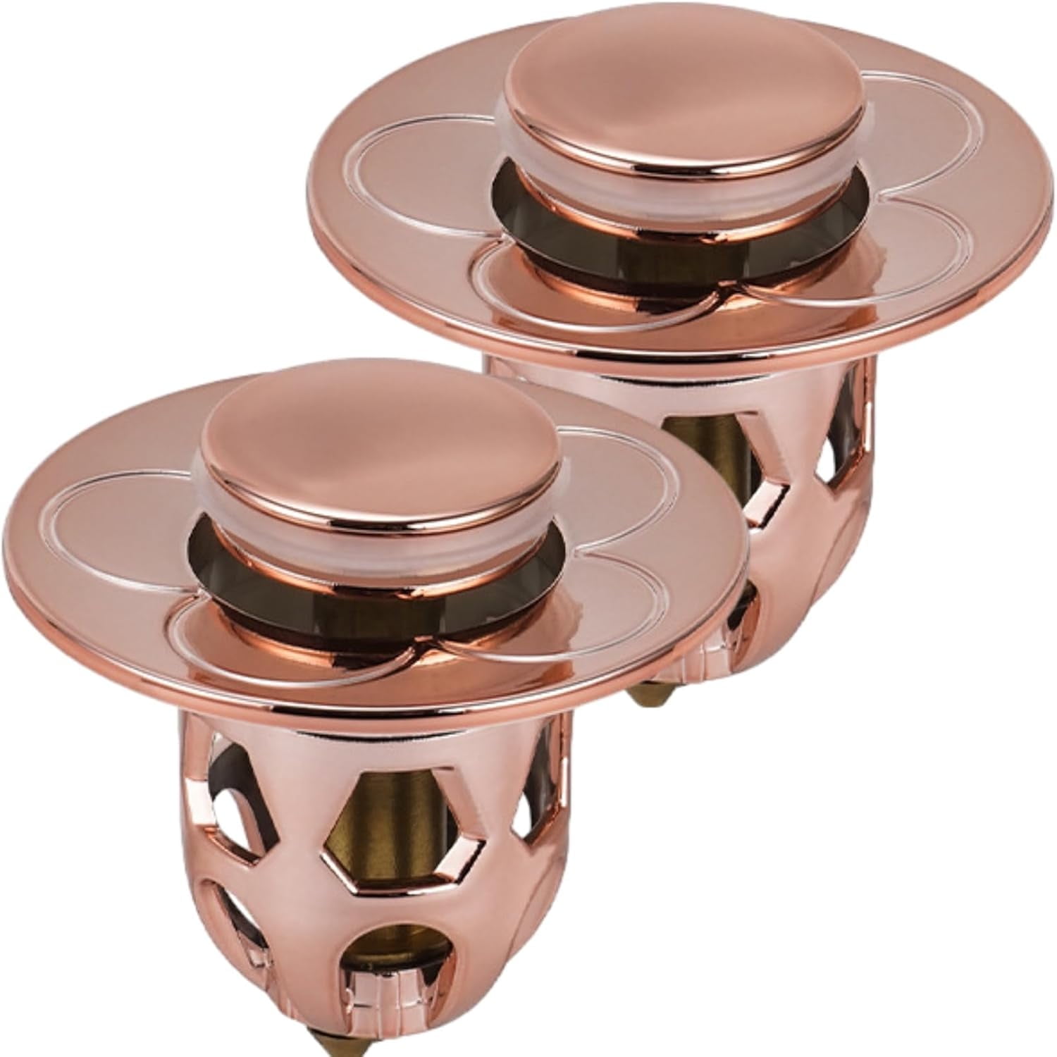 Sink Stopper, Universal Sink Drain Stoppers, Push Type Spring-Loaded ...