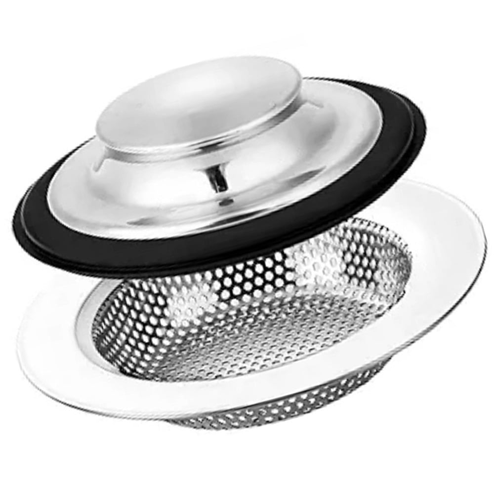 ifundom Stainless Steel Sink Stopper and Filter Set, , Anti-Clog Drain ...