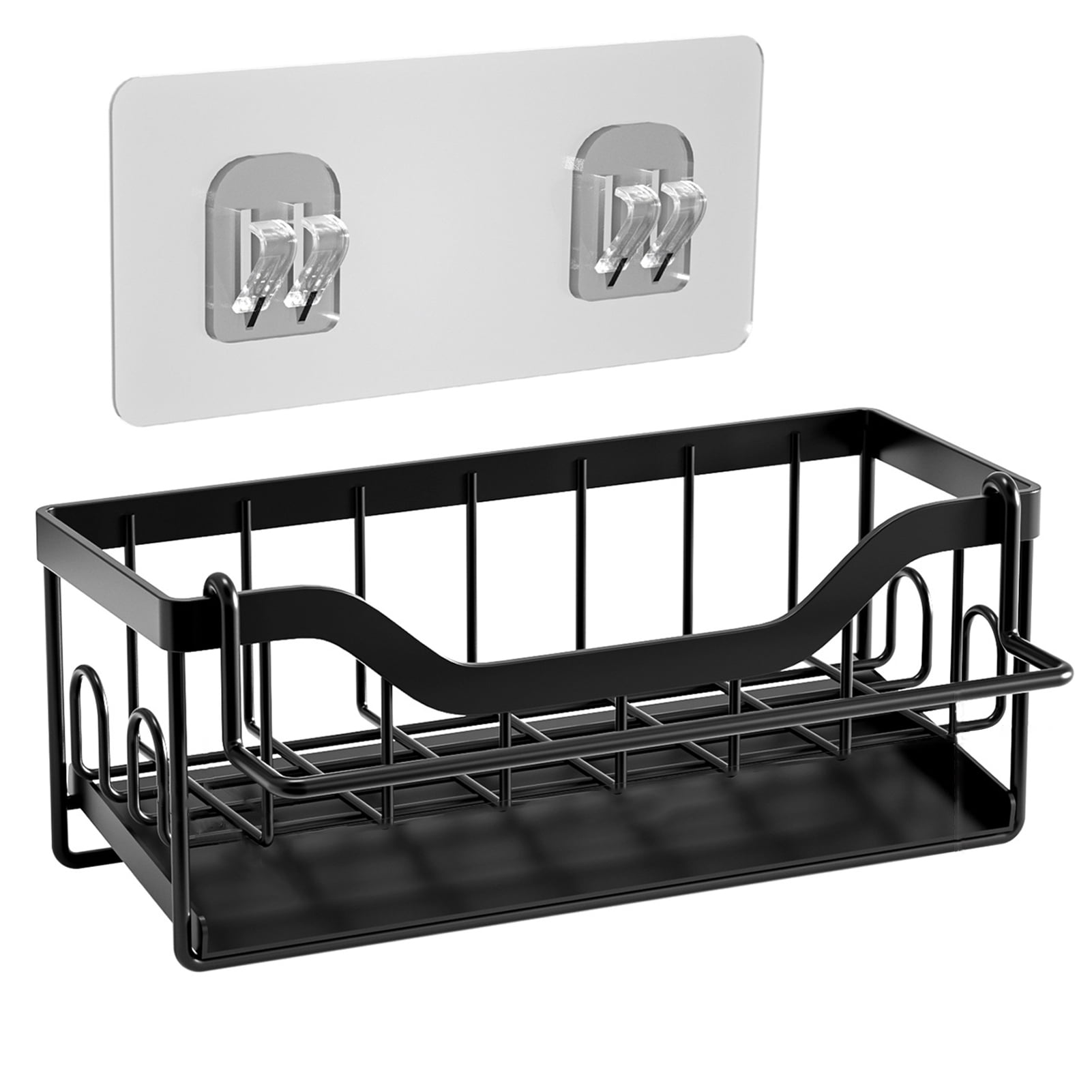 Sink Storage Rack Towel Holder Quick Drainage With Slant Drainage Tray
