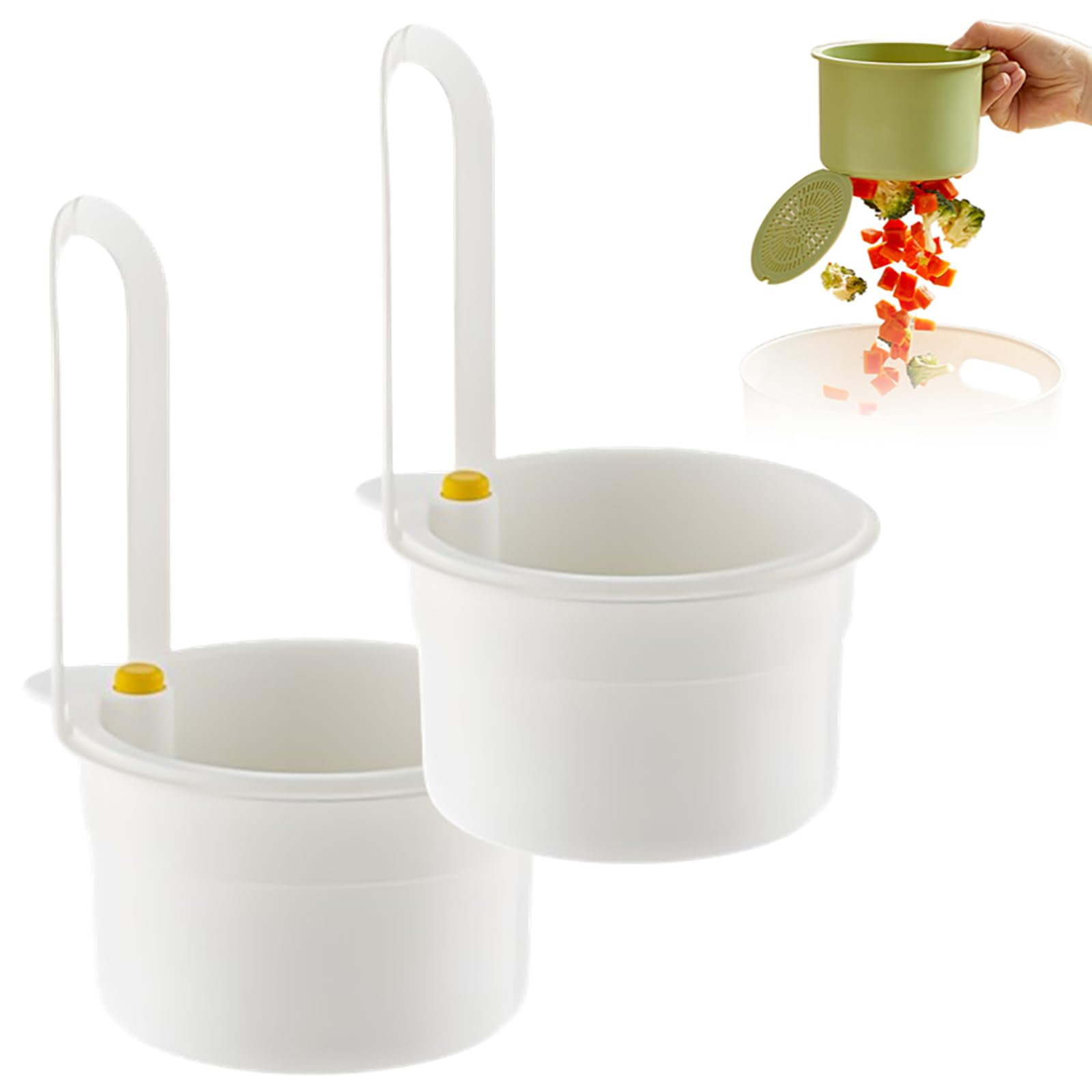 Sink Strainer Basket, Multifunctional Drainage Basket Kitchen Drain ...