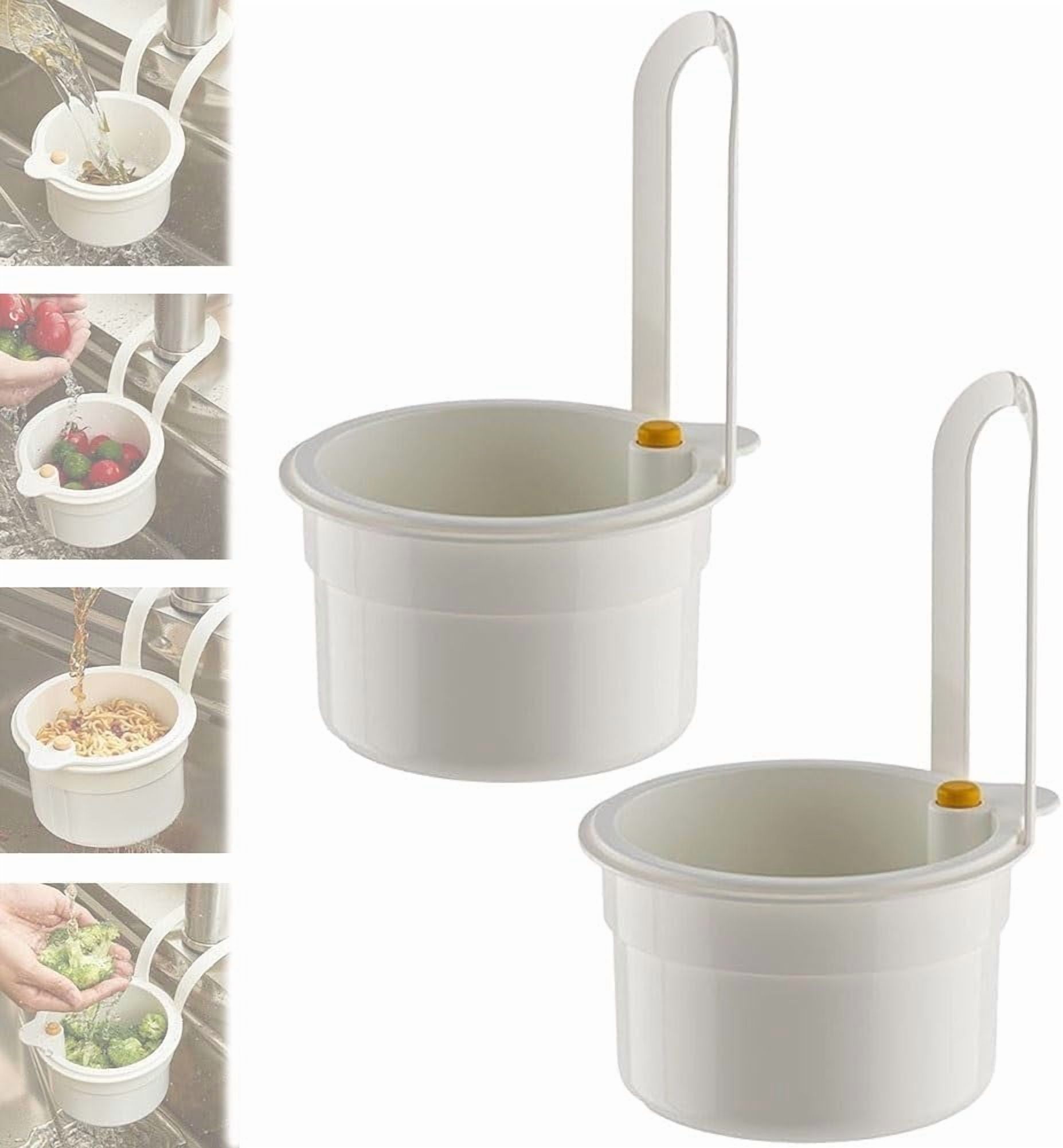Sink Strainer Basket, Sink Food Catcher, Hanging Kitchen Sink Strainer ...