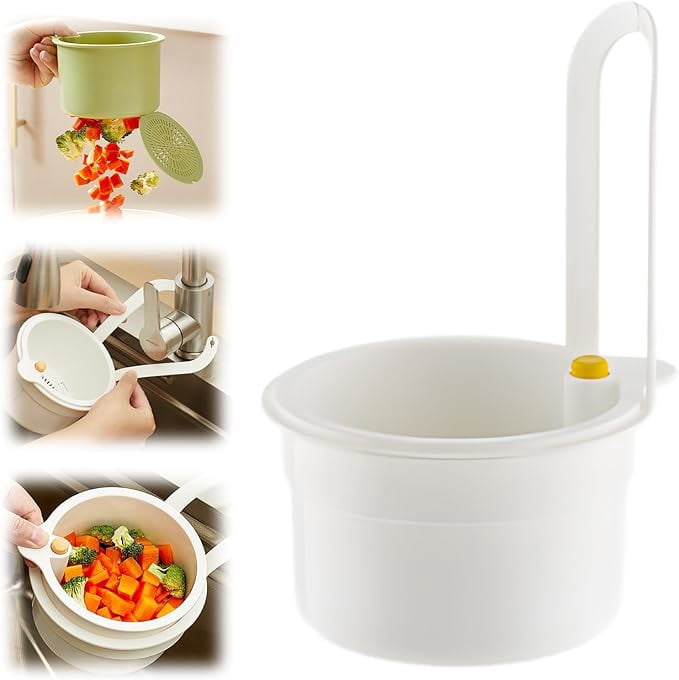 Sink Strainer Basket, Sink Food Catcher, Hanging Kitchen Sink Strainer ...