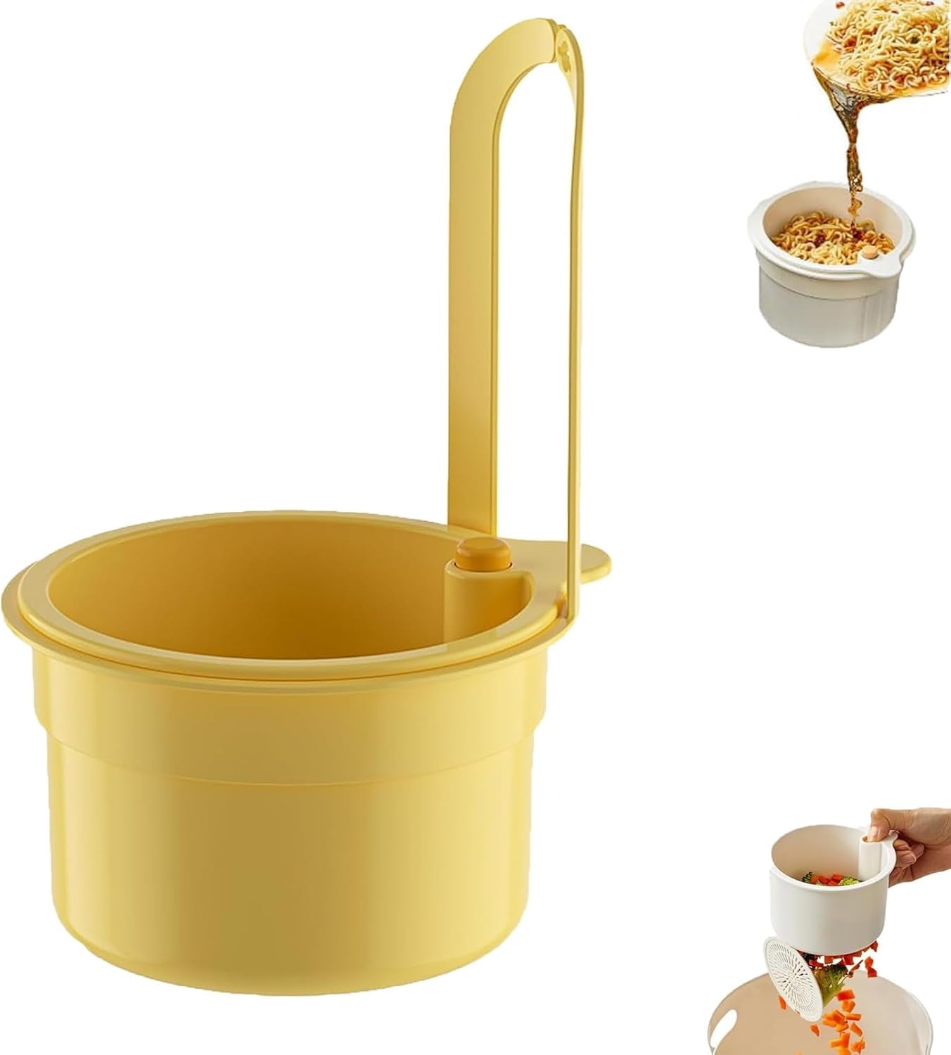 Sink Strainer, Dish Drain, Self-Cleaning Kitchen Sink Food Catcher ...