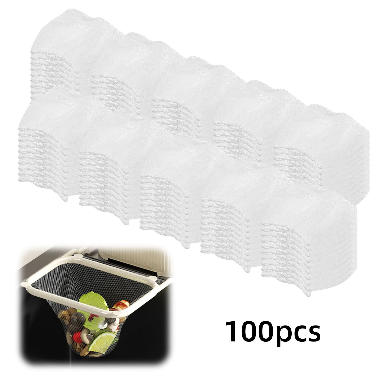 Sink Strainer Rack Waste Garbage Net Shelf, Multipurpose Leftover Soup ...