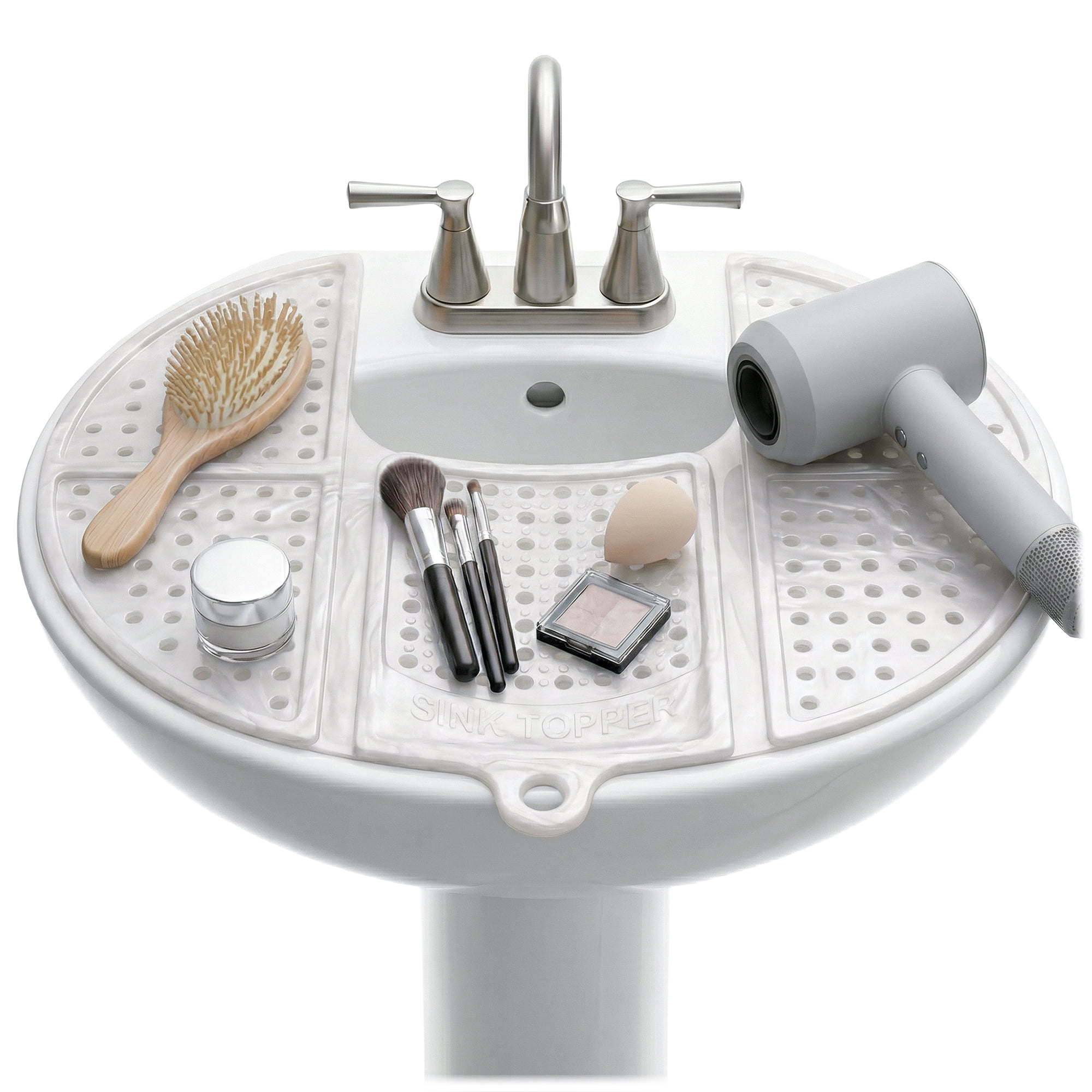 Walmart Bathroom Sink Topper Organizer, Makeup Mat, Heat Resistant ...