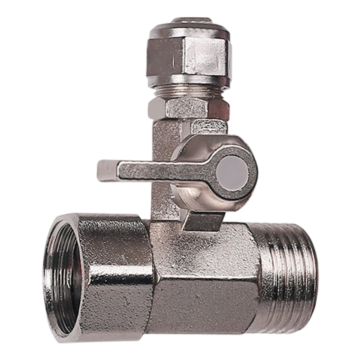 Sink Under Water Filter Tee Feed Water Valve Adapter G1/2 Thread To ...