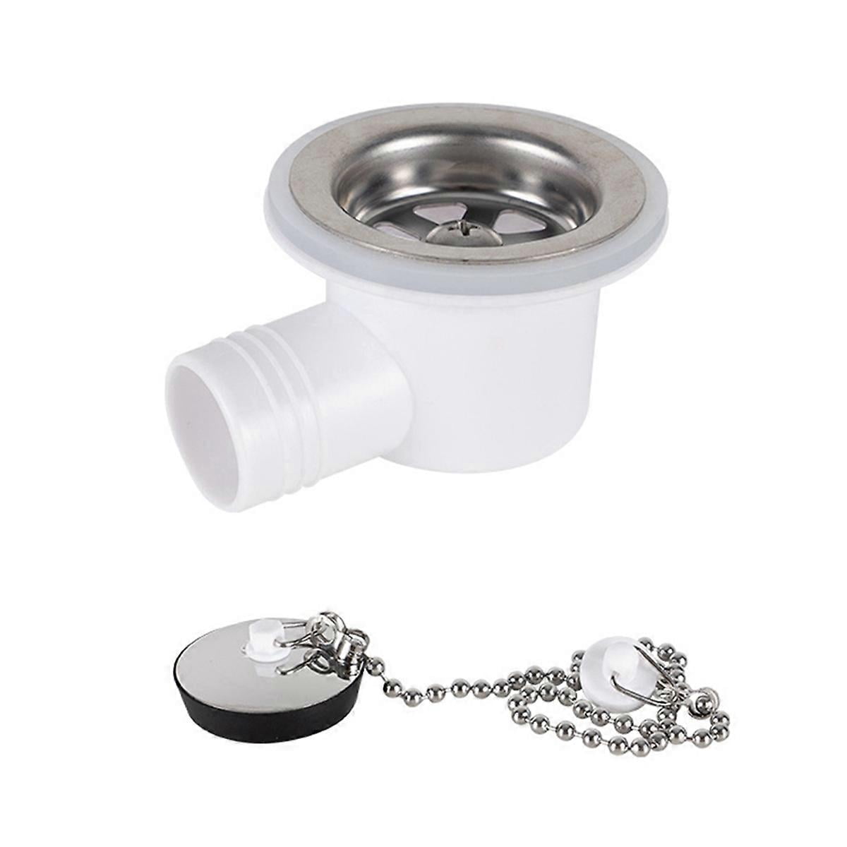 Sink Waste Drain Plug Hole Angle Fitting, for Motorhome Boat - Walmart.com
