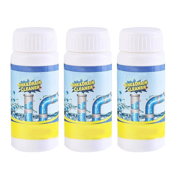 Sink and drain cleaner, 3.9 oz Bottle, Deep Cleaning Action for ...
