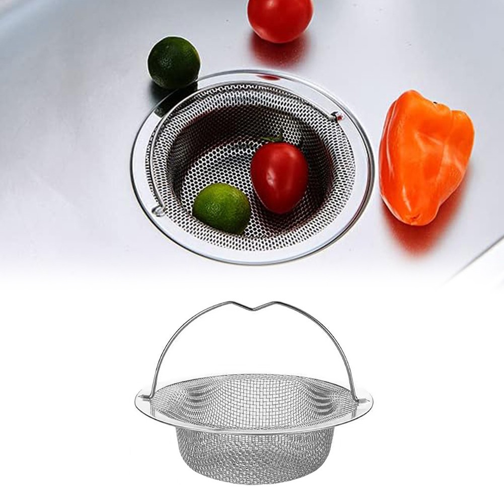 Sink filter basket with handle hand carry trash filter pool funnel ...