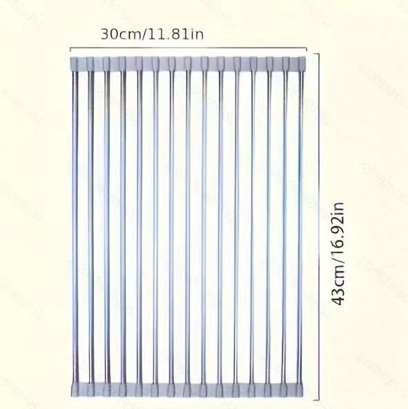 Sink folding stainless steel draining rack kitchen multi-functional ...