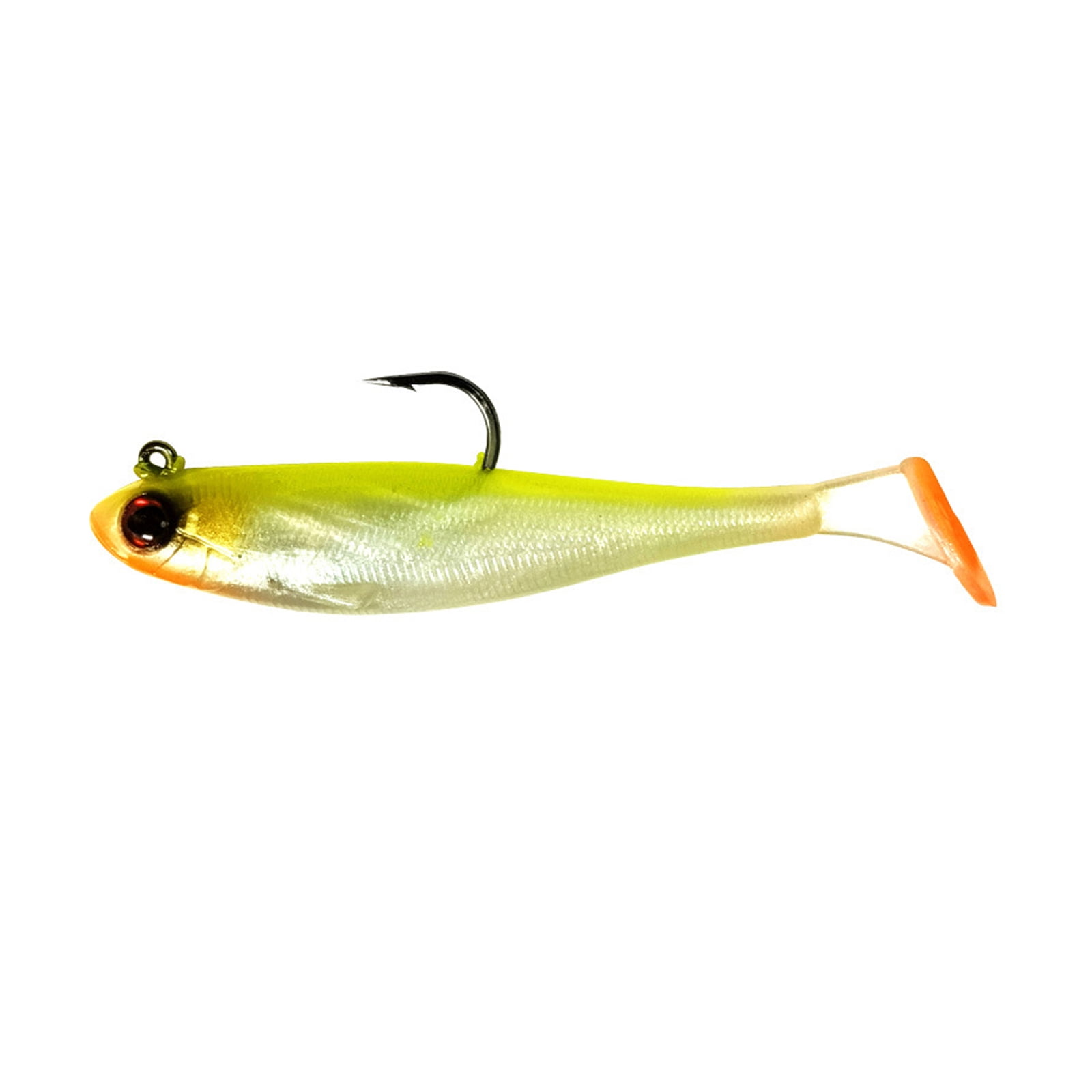 Sinking Baits for Trout Swim Baits Pre-Rigged Soft Lure Paddle Tail ...