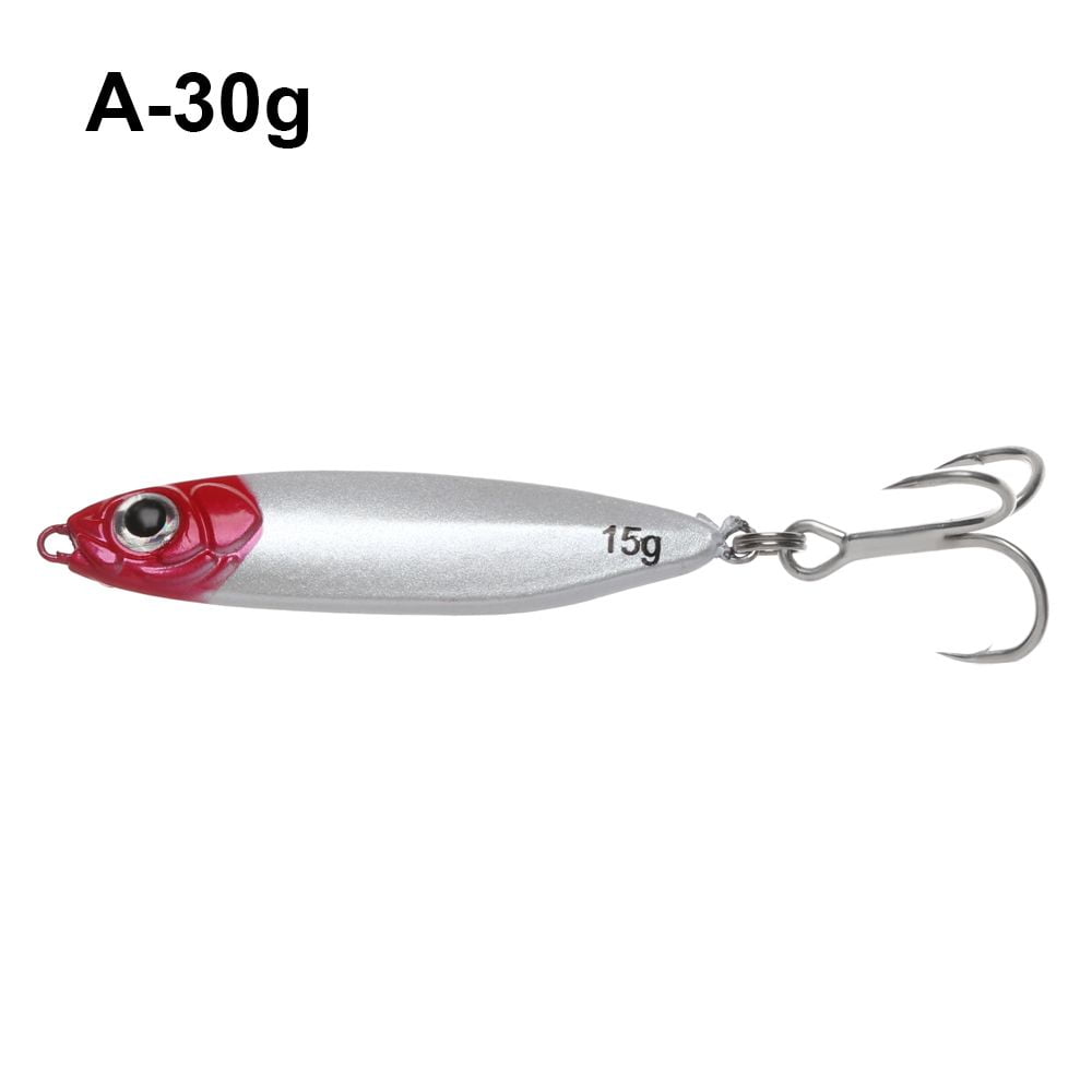 Sinking Colorful Bass Hook Lead Casting Spinning Baits Jig Bait Metal ...