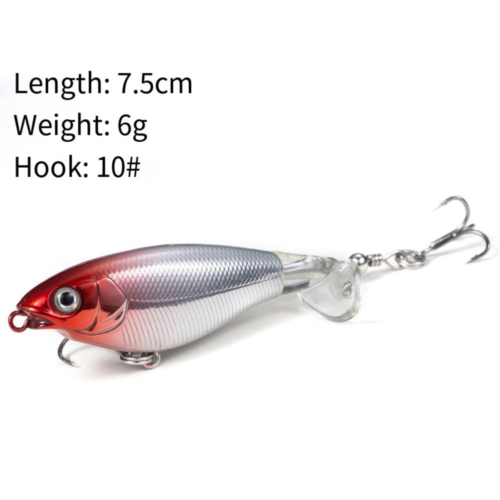 Sinking Minnow Wobbler Fishing Lure with 3D Eyes for Trout & Bass ...