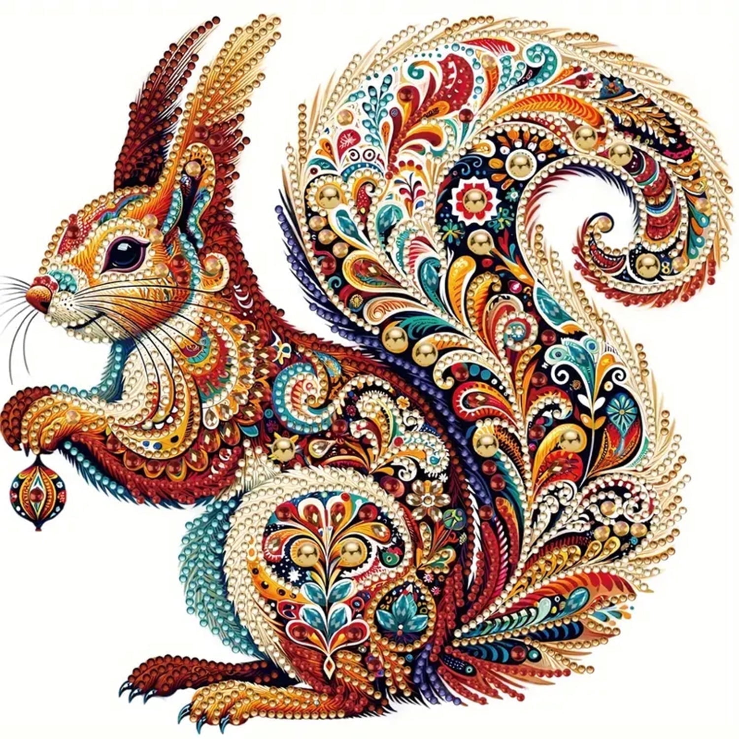Sinkoo Boho Decor Cute Squirrel 5D Diamond Painting Art Kits For Adult ...