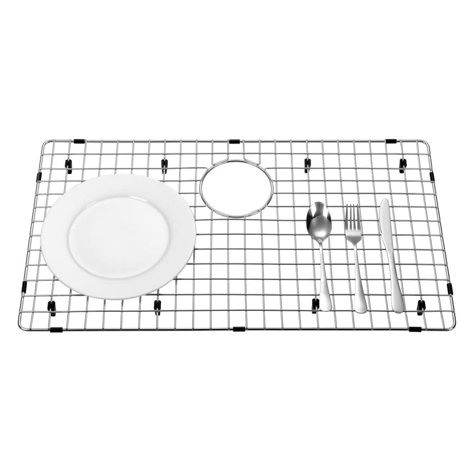 Sinks Protector Stainless Steel Kitchen Sink Bottom Grid, Rack (26 L x ...