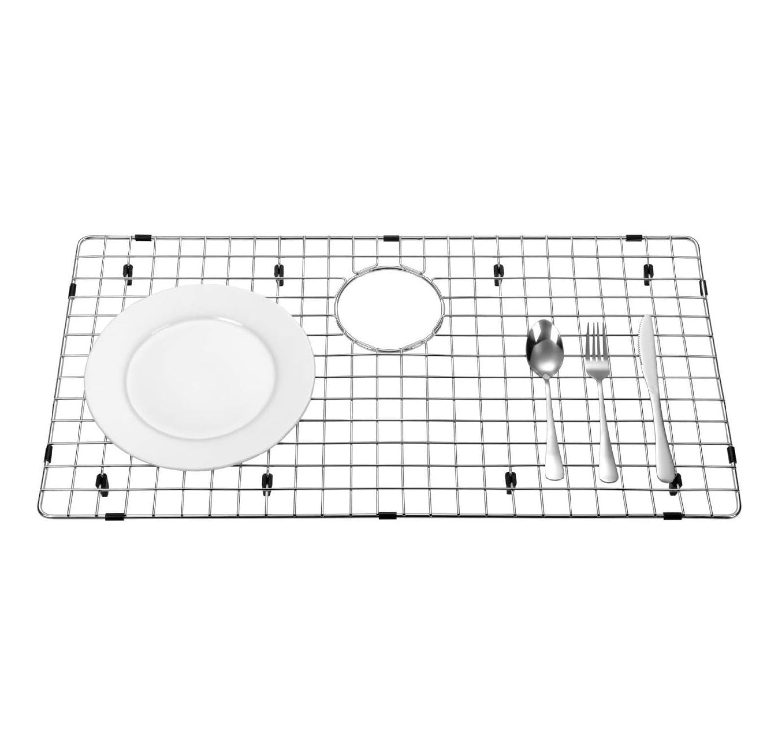 Sinks Protector Stainless Steel Kitchen Sink Bottom Grid, Rack (28 L x ...