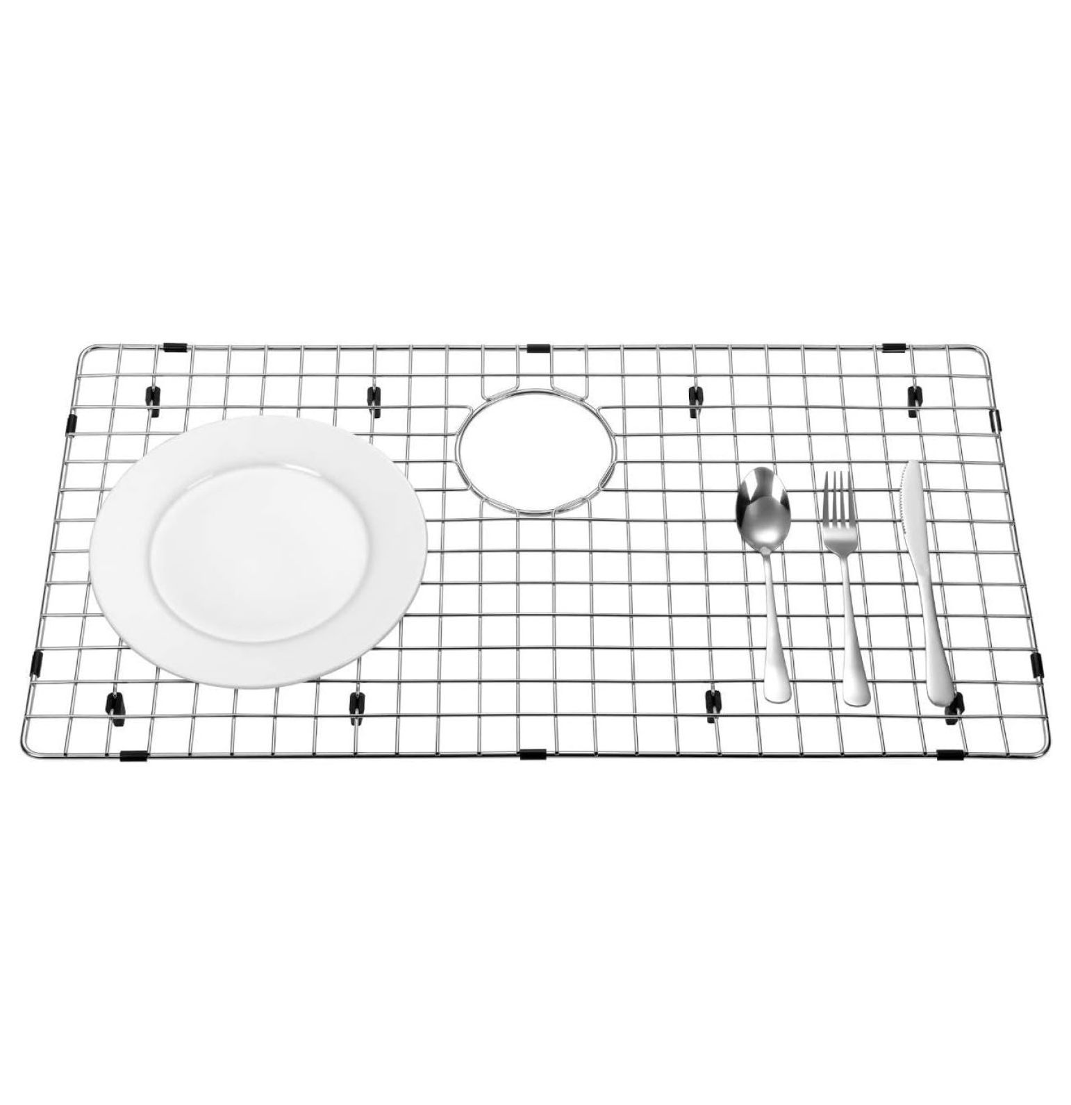 Sinks Protector Stainless Steel Kitchen Sink Bottom Grid, Rack (28 L x ...