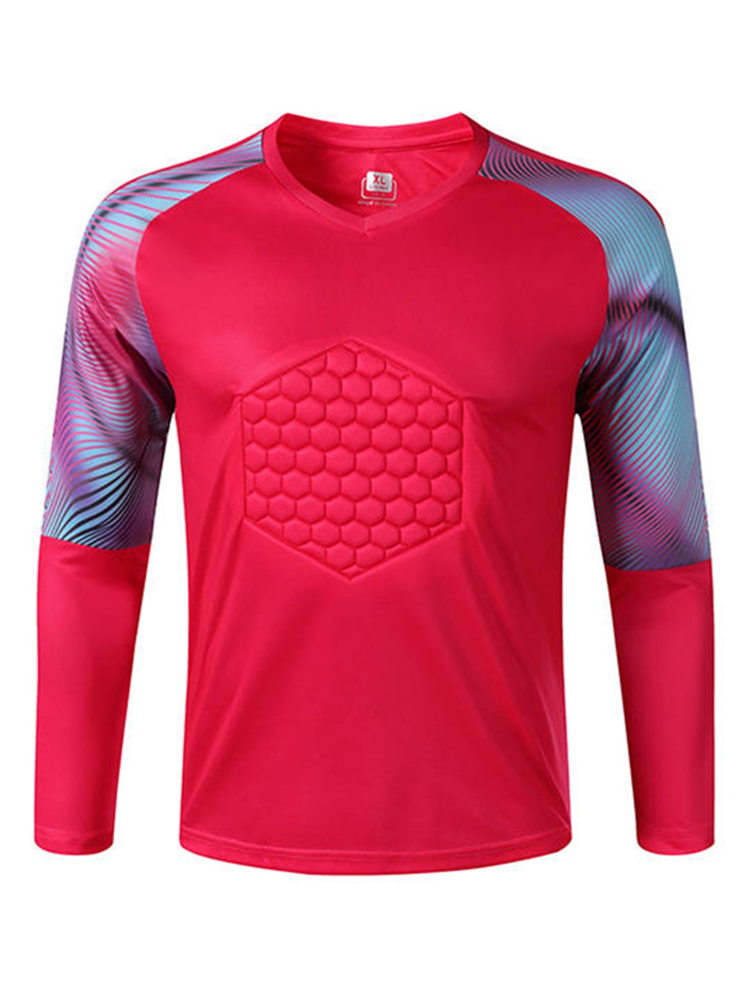 Sinleey Boys Soccer Goalie Shirts Padded Protection Long Football ...