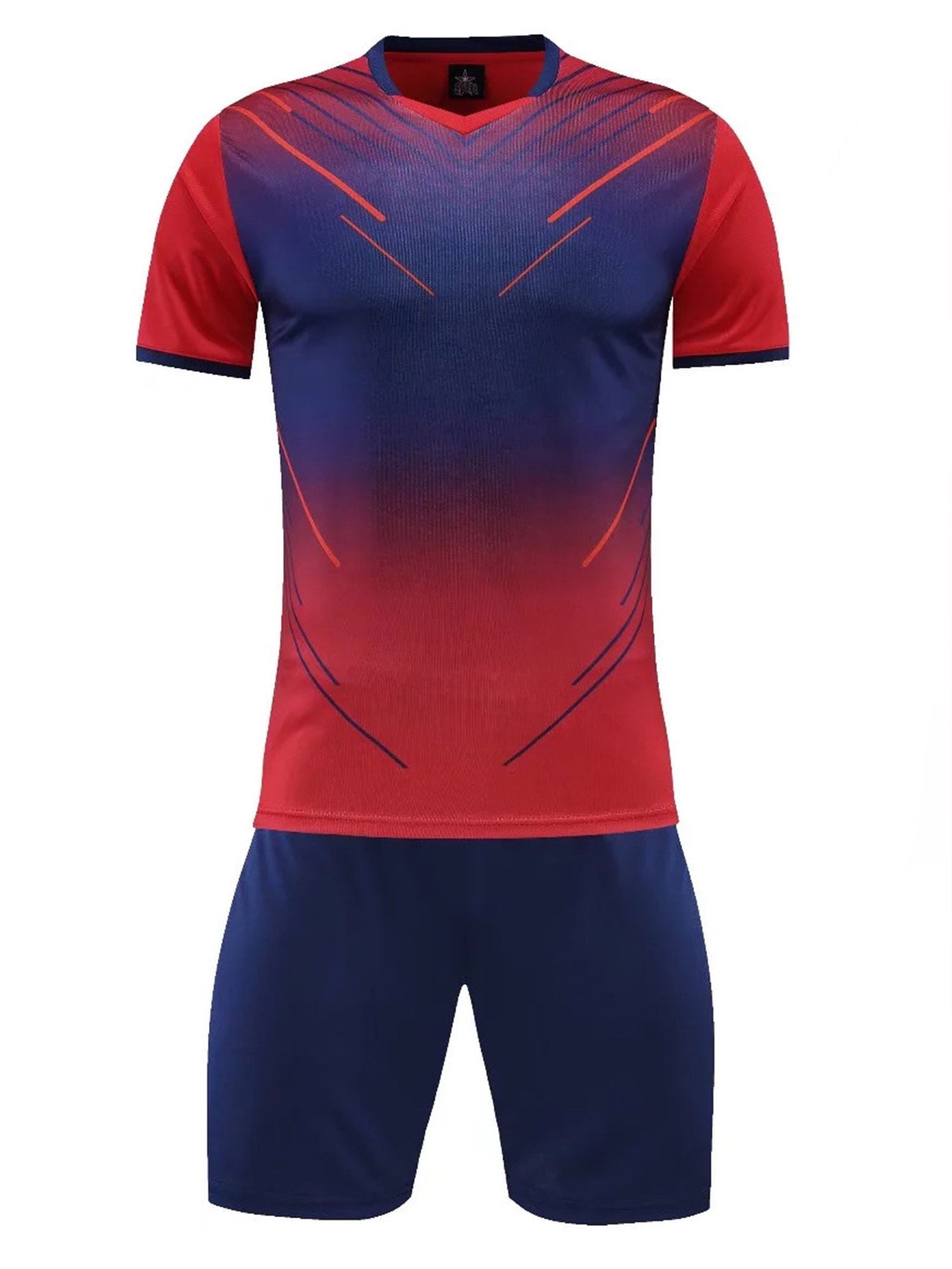 Sinleey Boys Soccer Jersey Football Training Uniform Short Sleeves ...