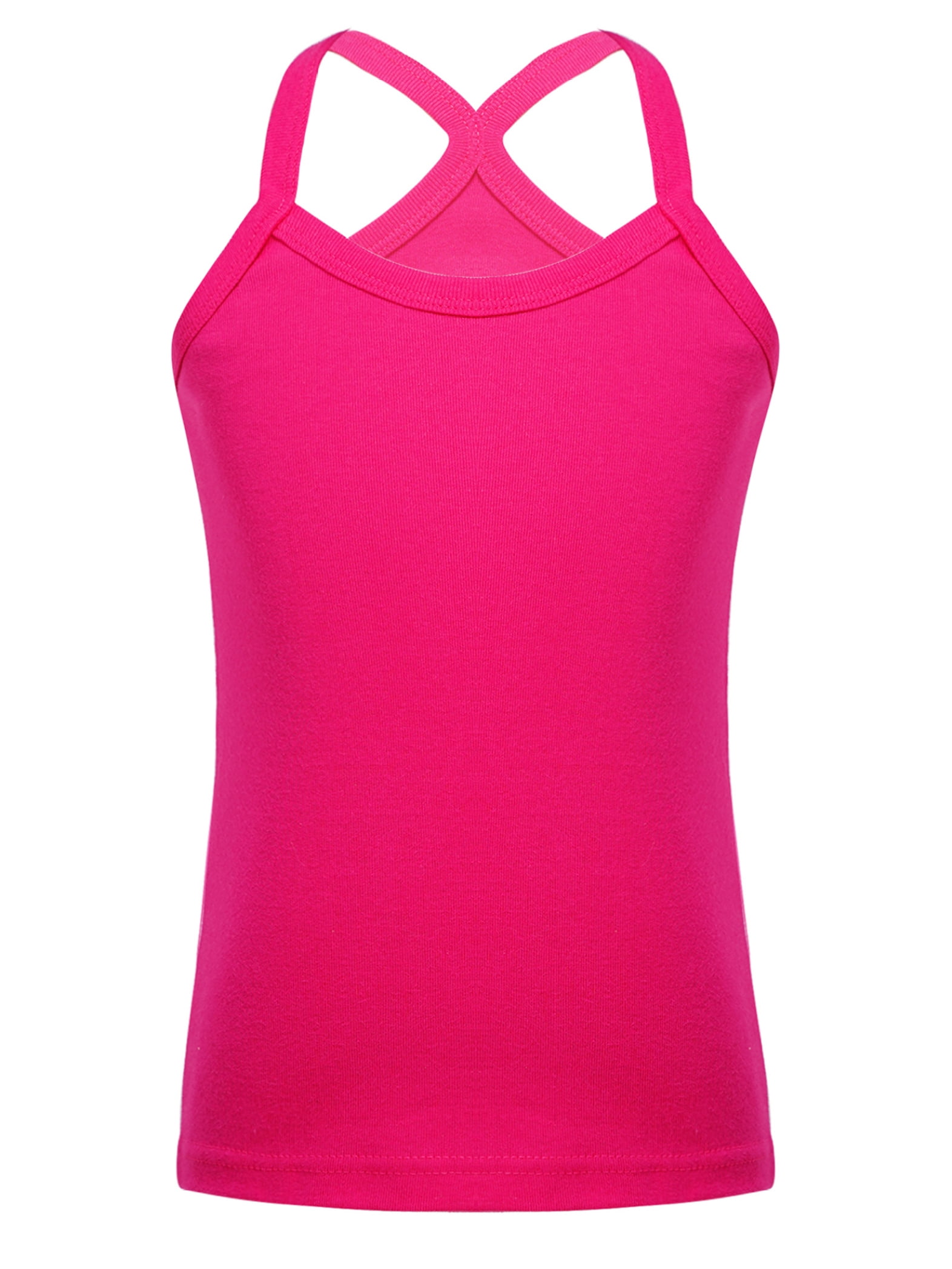 Sinleey Kids Girls Dance Tank Tops Spaghetti Racerback Camisole ...