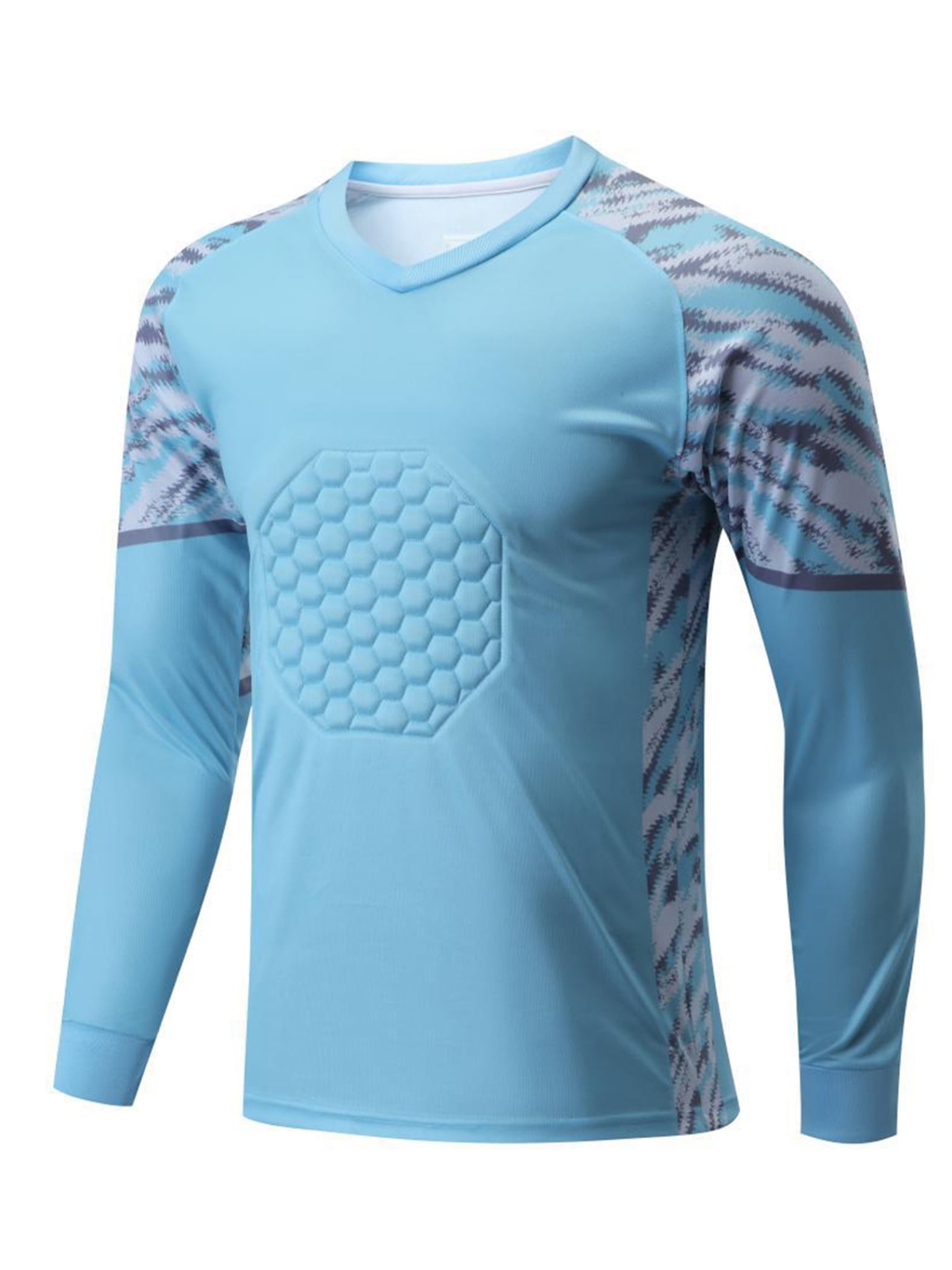Sinleey Men Soccer Jersey Uniform Long Sleeve Goalkeeper Football ...