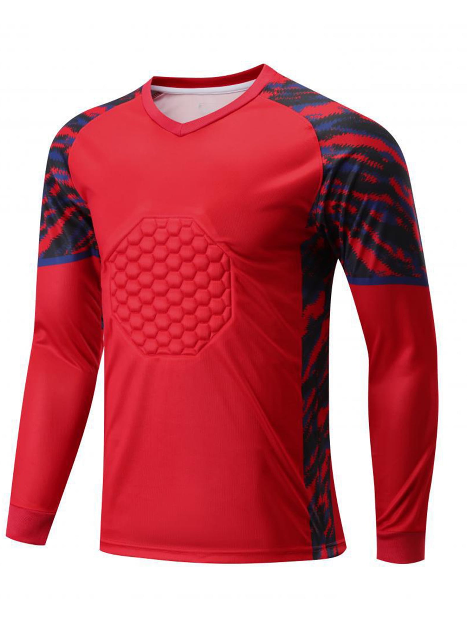 Sinleey Men Soccer Jersey Uniform Long Sleeve Goalkeeper Football ...