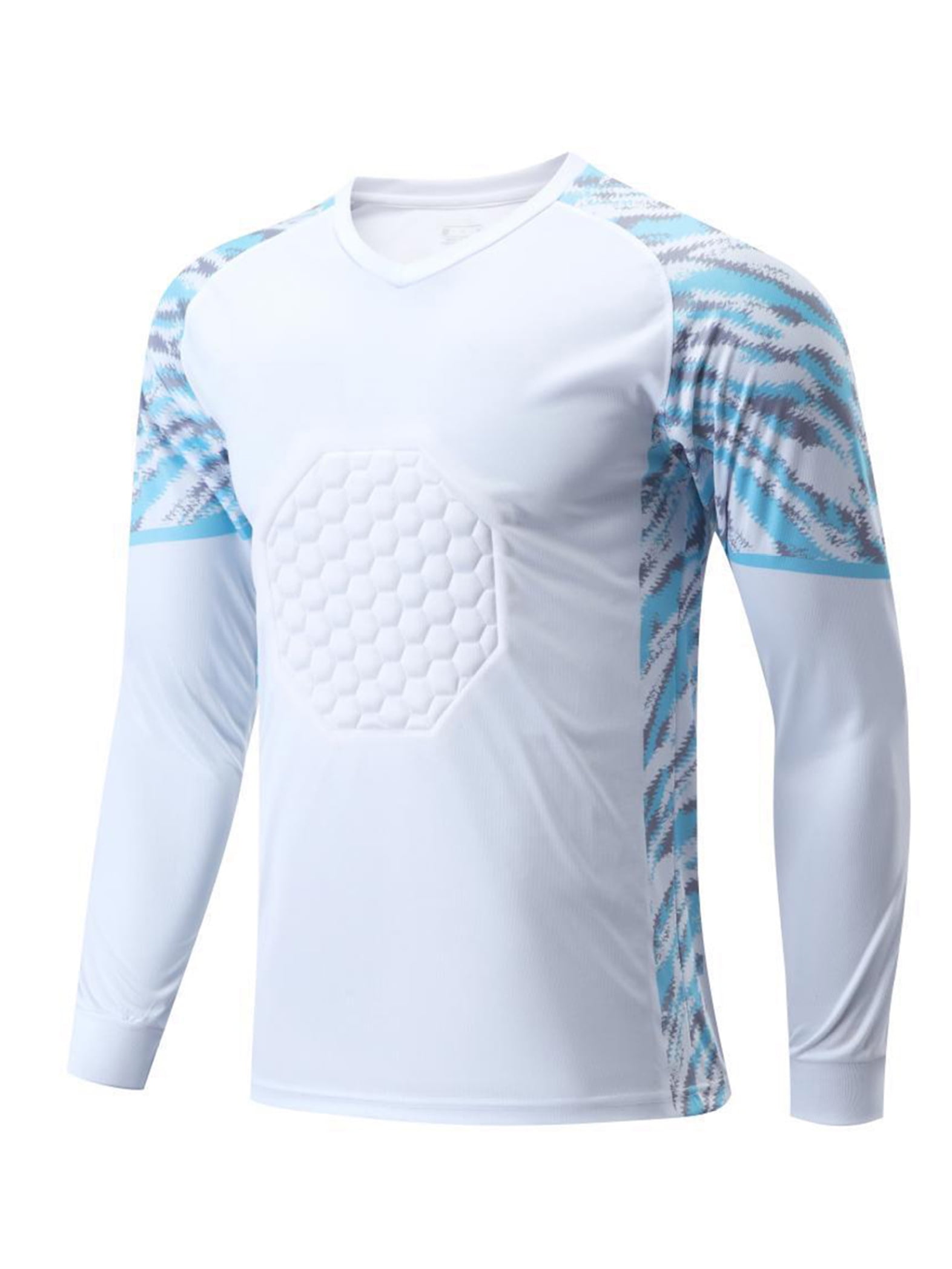 Sinleey Men Soccer Jersey Uniform Long Sleeve Goalkeeper Football ...