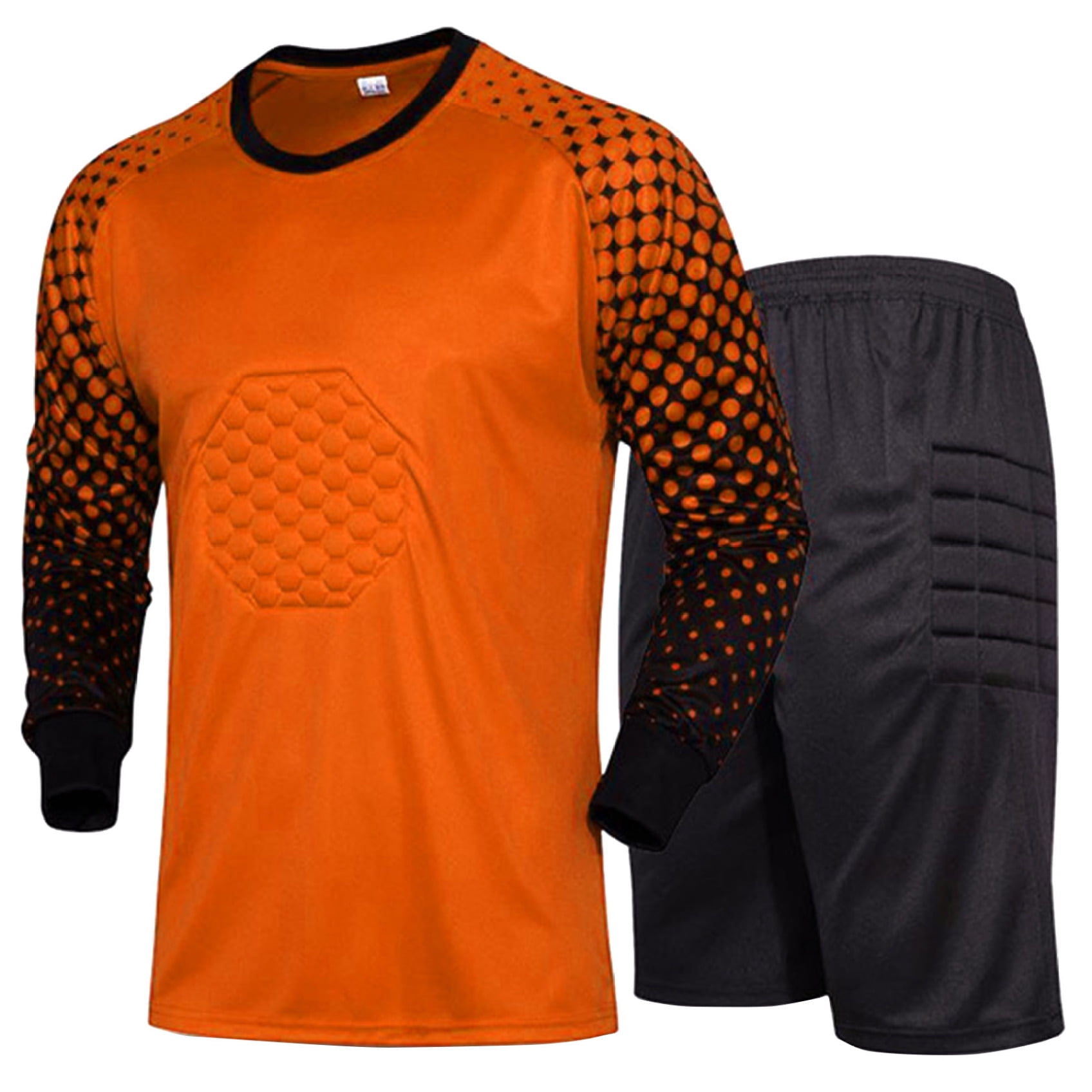Sinleey Mens Soccer Jersey Football Training Uniform Outfit Goalie T ...