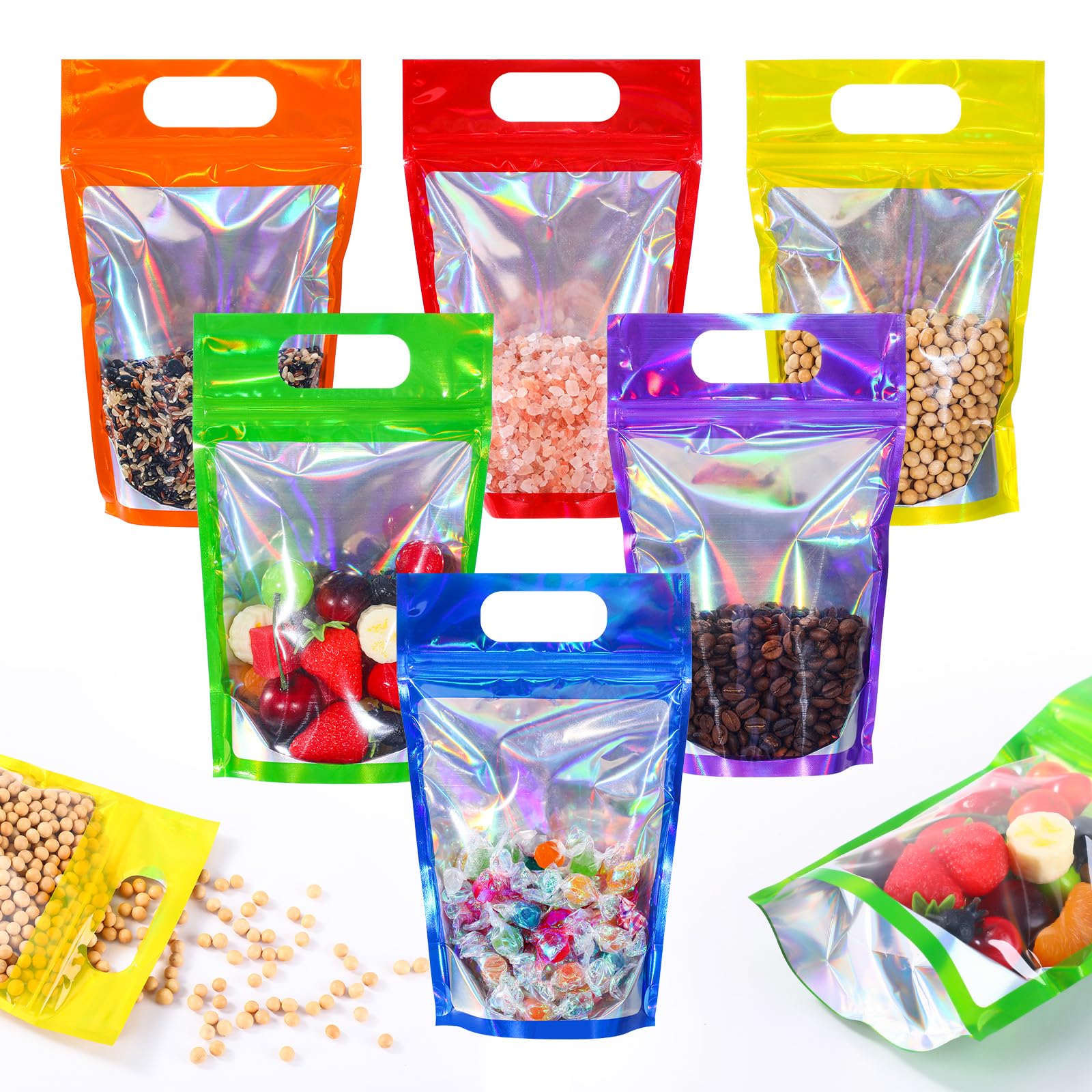 Sinload 120 Pcs Plastic Gift Bag AIS1 Bulk Resealable Goodie Bag with ...