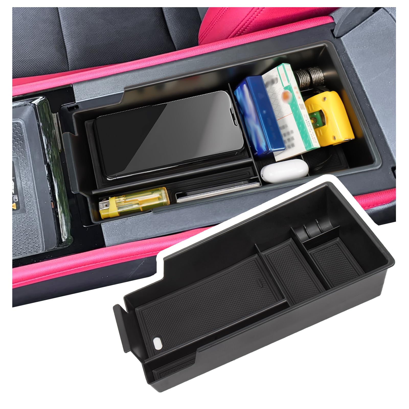 Sinminou Center Console Organizer Compatible with 2024 Chevy Blazer EV ...