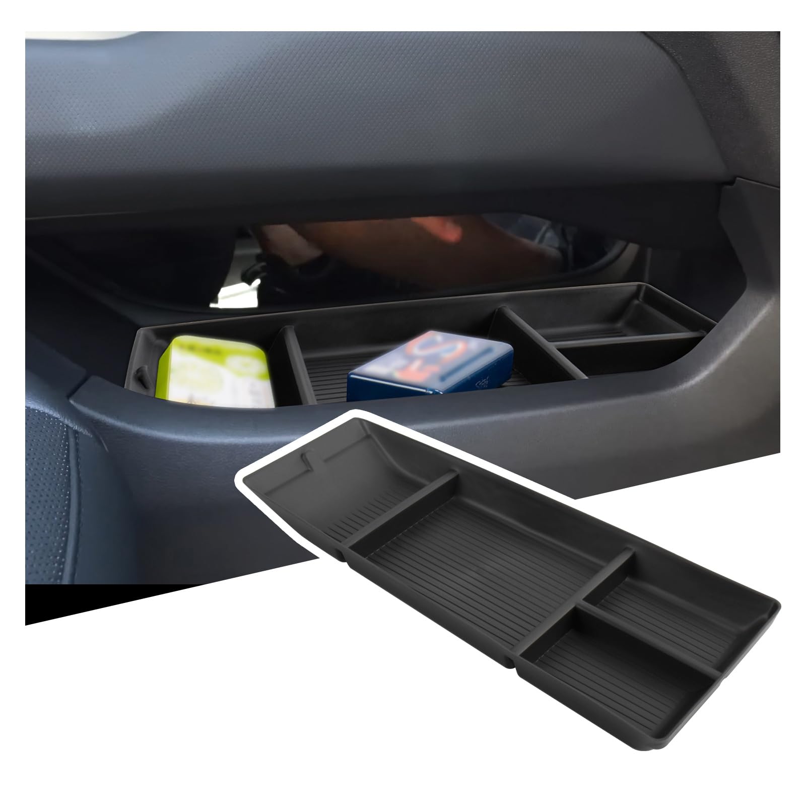 Sinminou Lower Center Console Organizer Tray Compatible with 2024-2025 ...