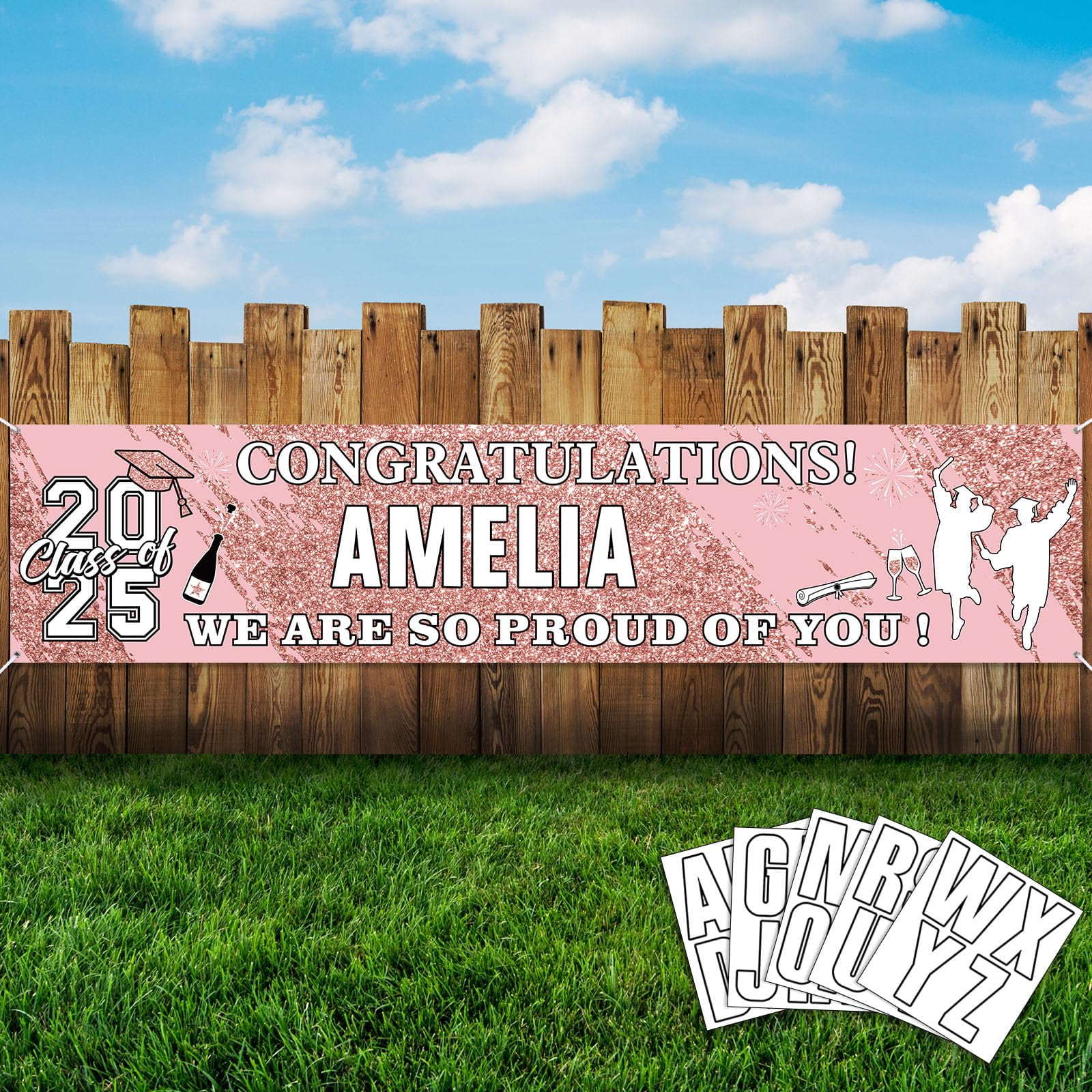 Sinmoe 2025 Graduation Banners SSF20 Graduation Decorations Party ...