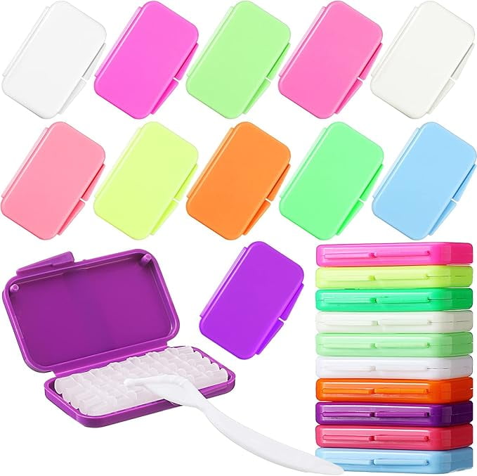 Sinmoe 40 Pack Braces Dental Wax Orthodontic with Storage Case and ...