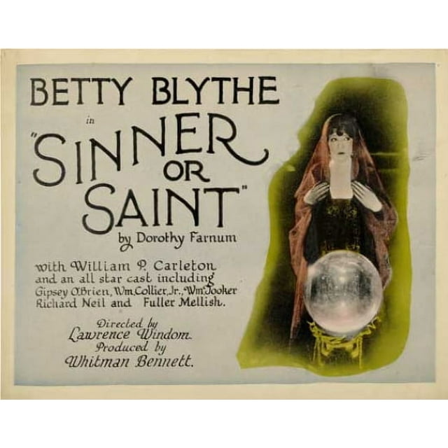 Sinner or Saint Movie Poster (11 x 17) - Walmart.com