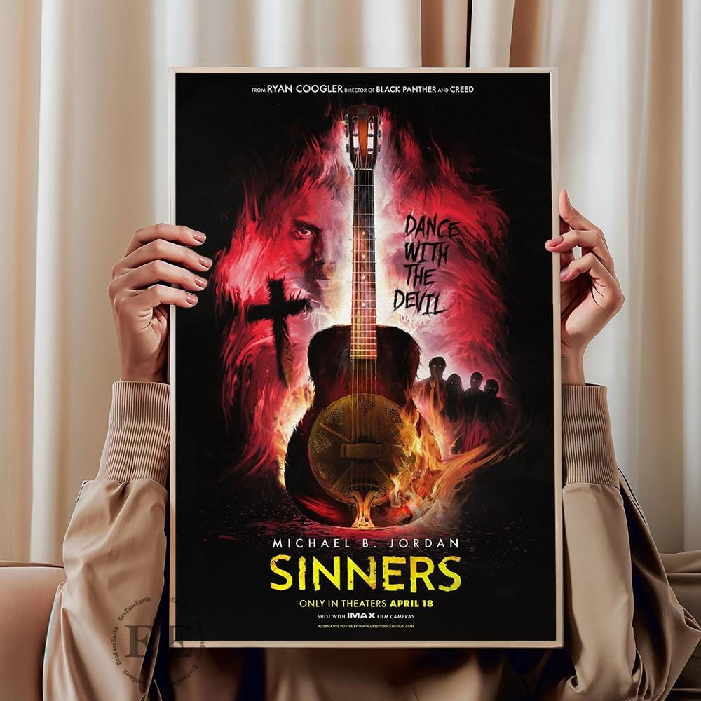 Sinners(2025) Classic Movie Posters & Canvas Printing, Decorate Your ...