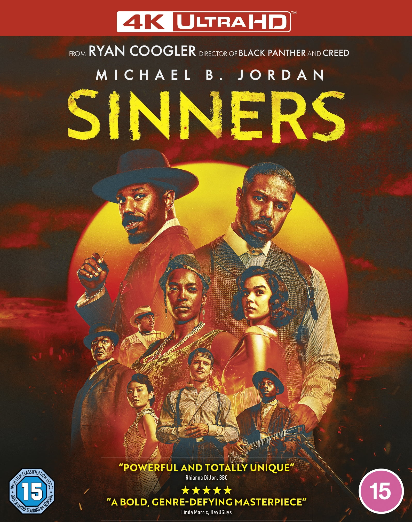 Sinners (4K Ultra HD) Jayme Lawson Jack O'Connell Wunmi Mosaku Delroy ...