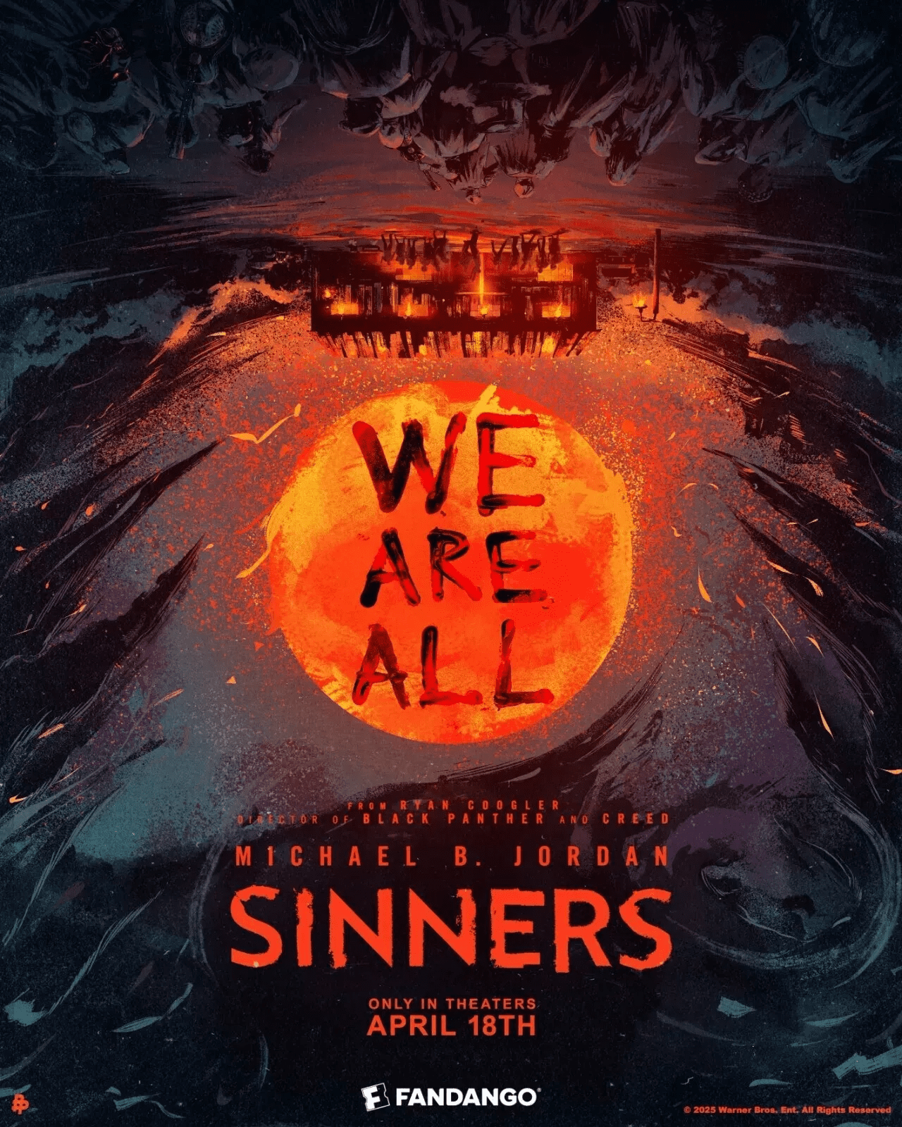 Sinners Movie Poster & Canvas Wall Decor, 2025 Movie Poster - Walmart.com
