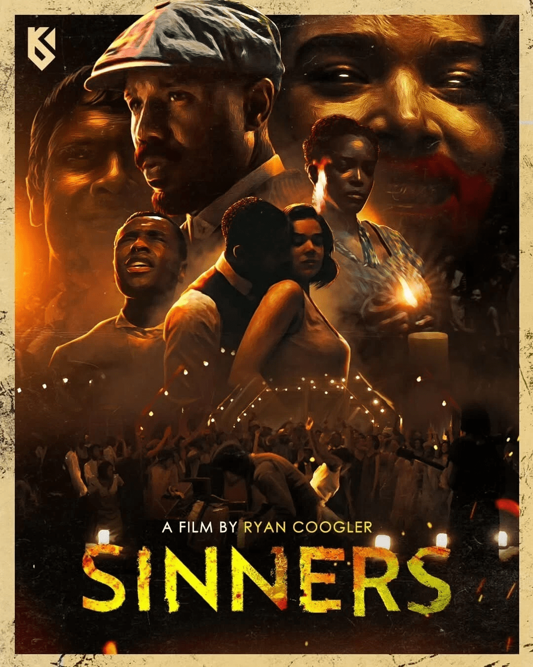 Sinners Movie Poster - High Quality Print I 2025 Movie Poster - Walmart.com