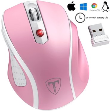 Microsoft Wireless Mobile Mouse 3500, Pink, for Windows and Mac, Long ...