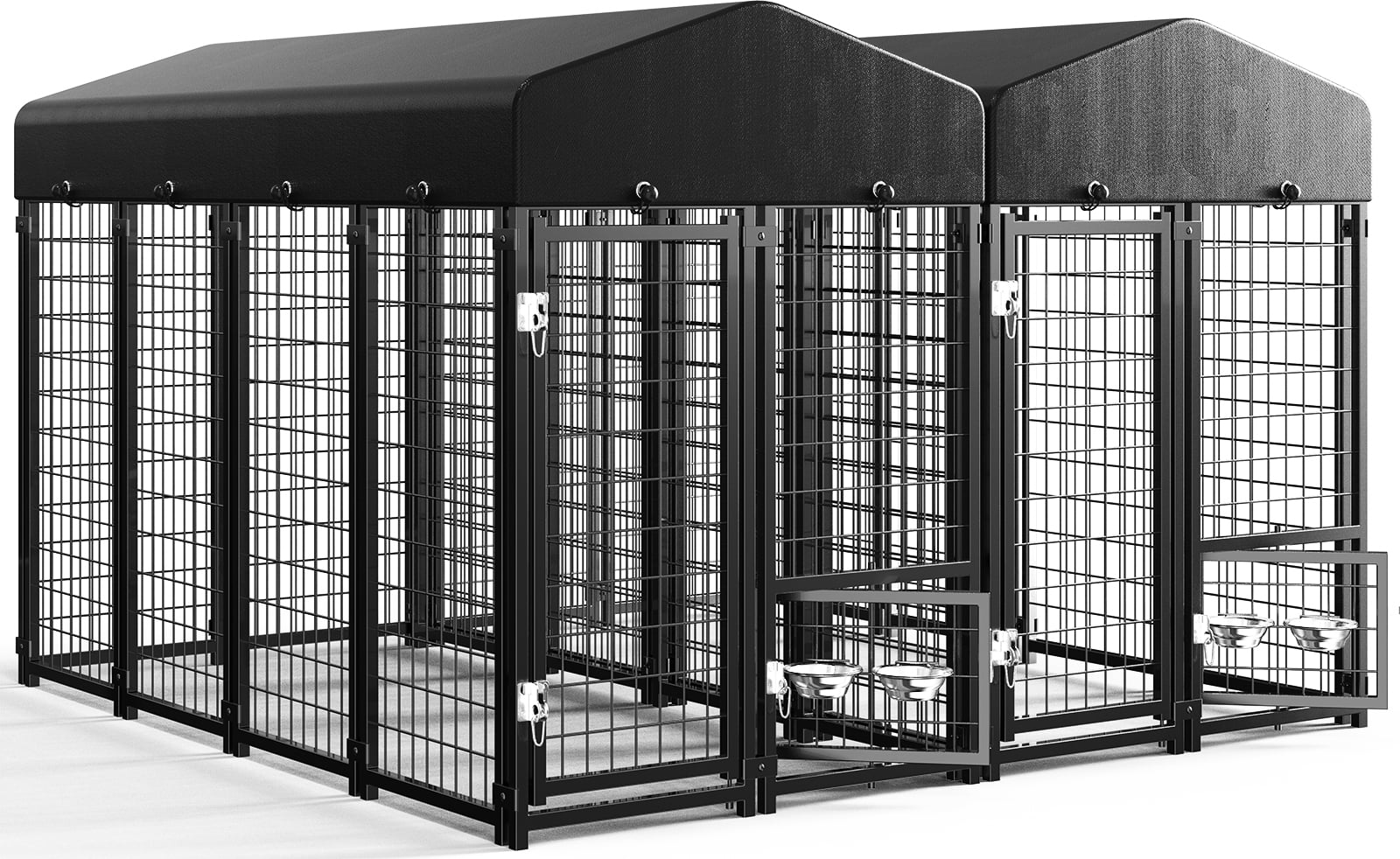 Sino Luban 2PCS Outdoor Dog Kennel, Dog Run for Outdoor, Large Dog Pens ...