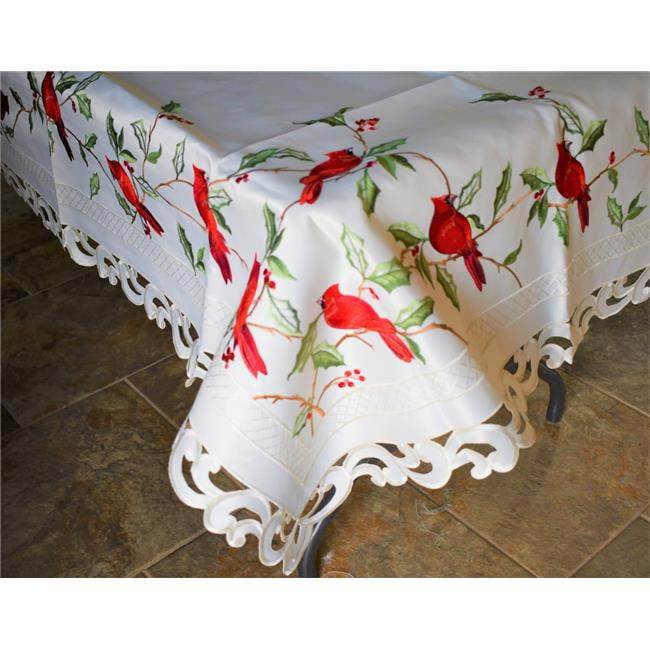 Sinobrite 68 x 104 in. Cardinal on HolyTablecloth - Walmart.com