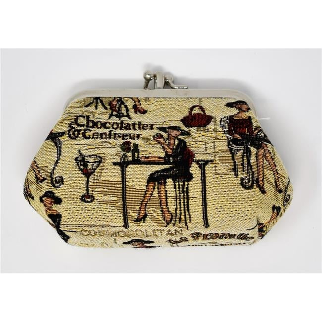 Sinobrite Tapestry Double Compartment Coin Purse - Rendezvous - Walmart.com